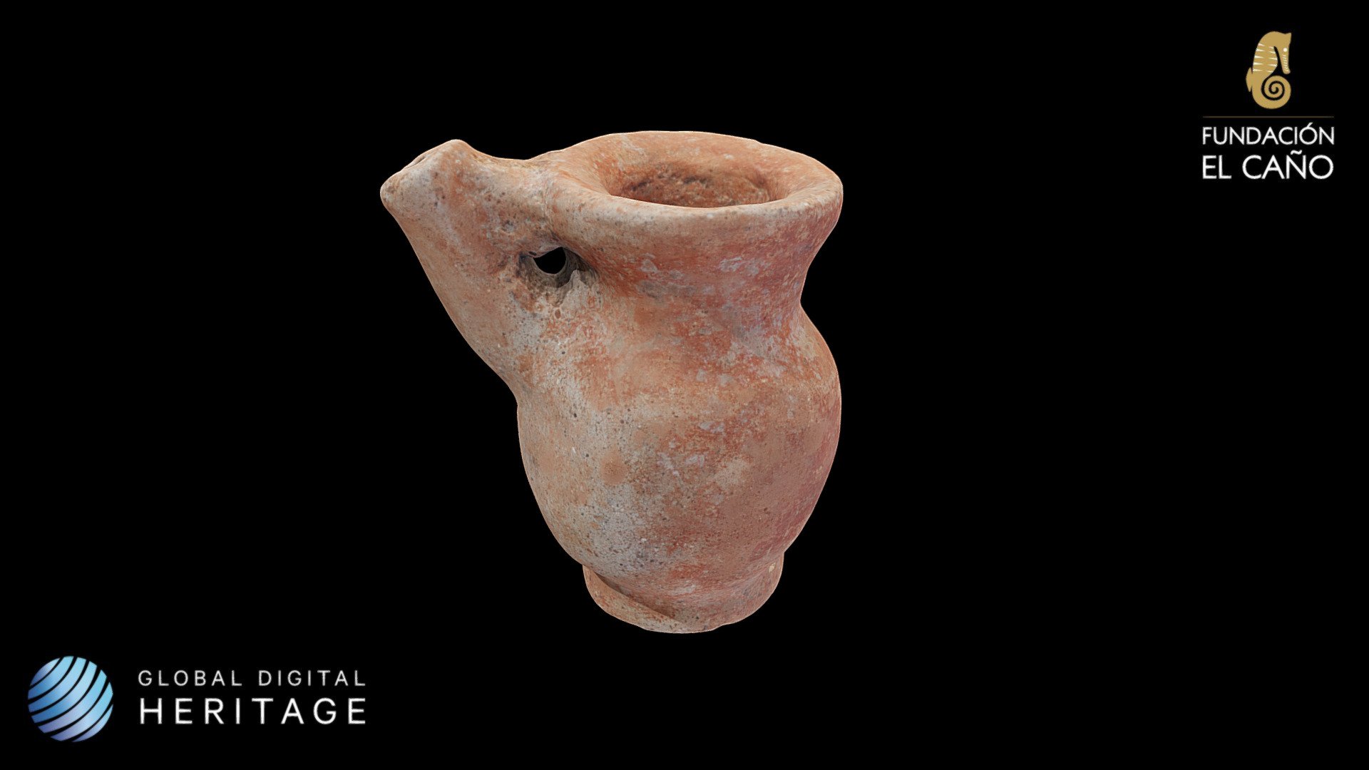 Miniature globular jug, El Caño (Panama) - Download Free 3D model by ...