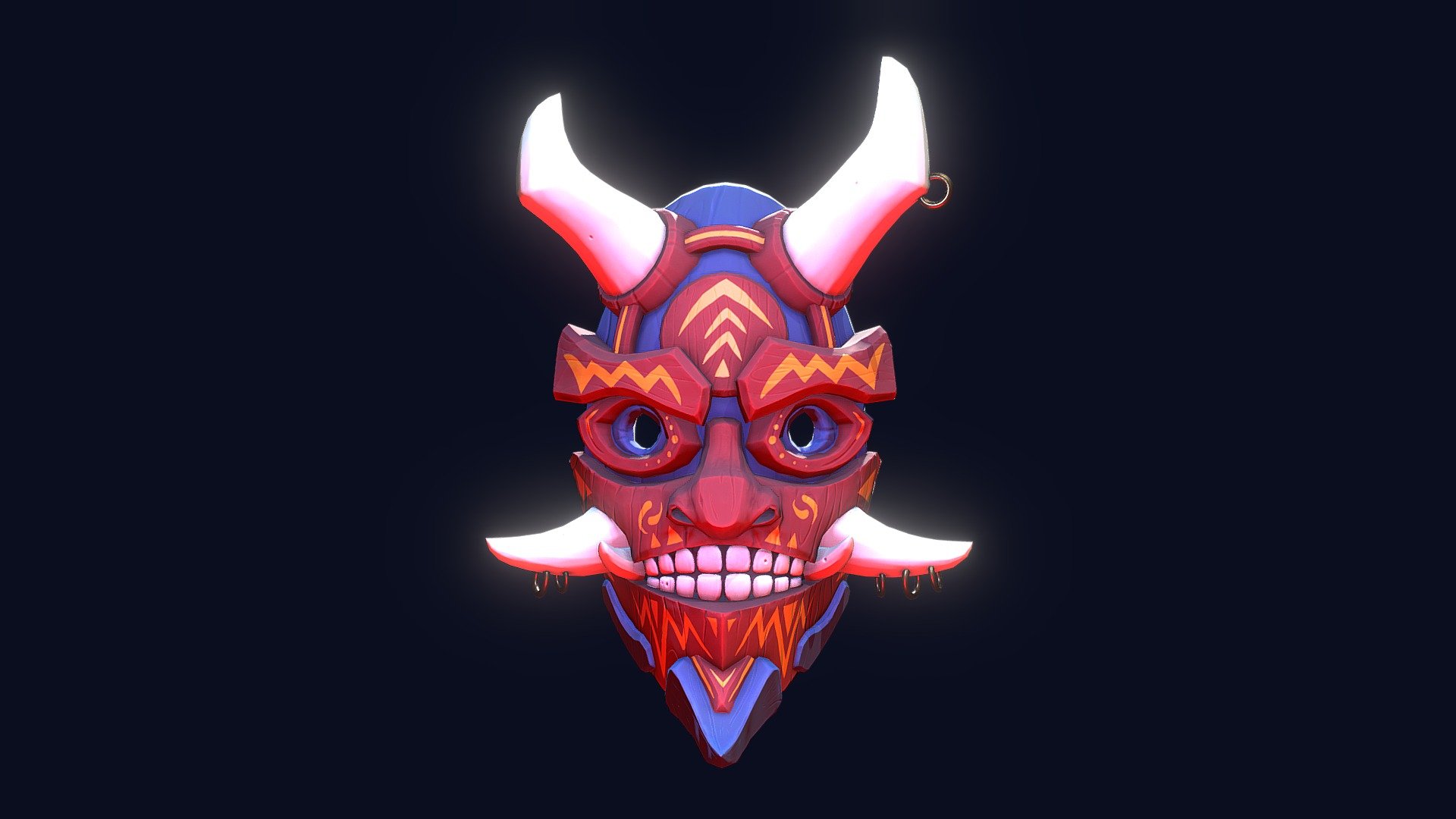 Ceremonial Mask - 3D model by Eriction (@erictahiri) [a2aab9e] - Sketchfab