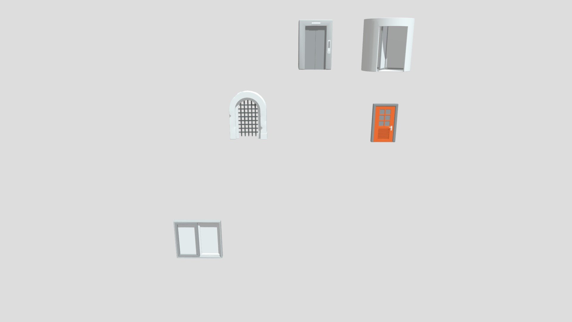doors animation 1 - 3D model by widdouch3 [a2ab7b3] - Sketchfab