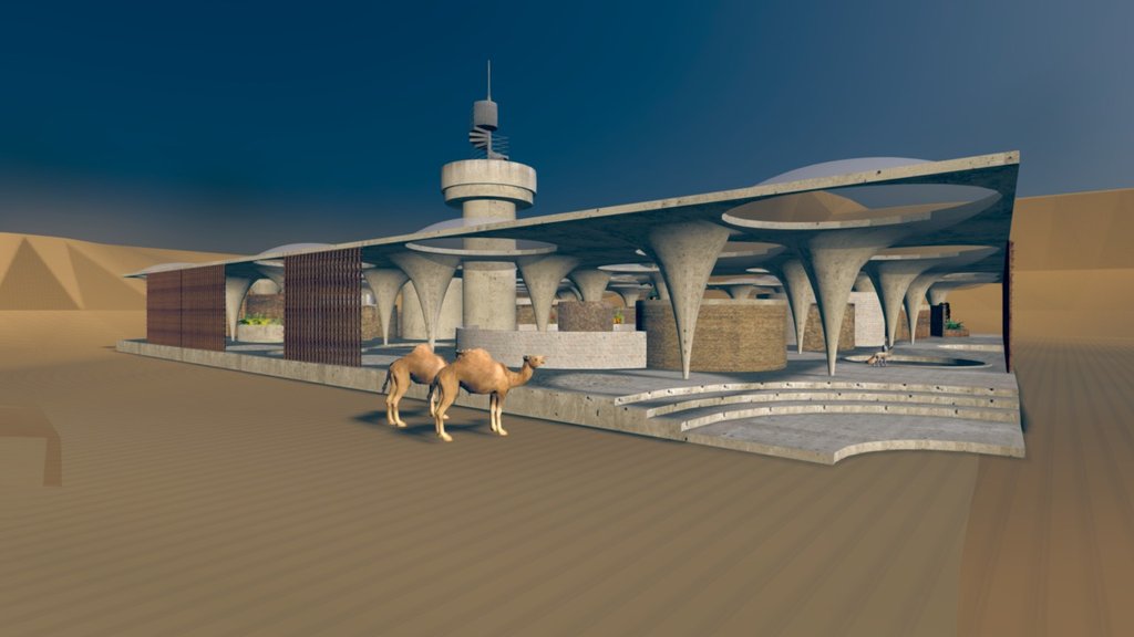 1501 Oasis - 3D model by Klaas Vermaas (@klaas) [a2abf58] - Sketchfab