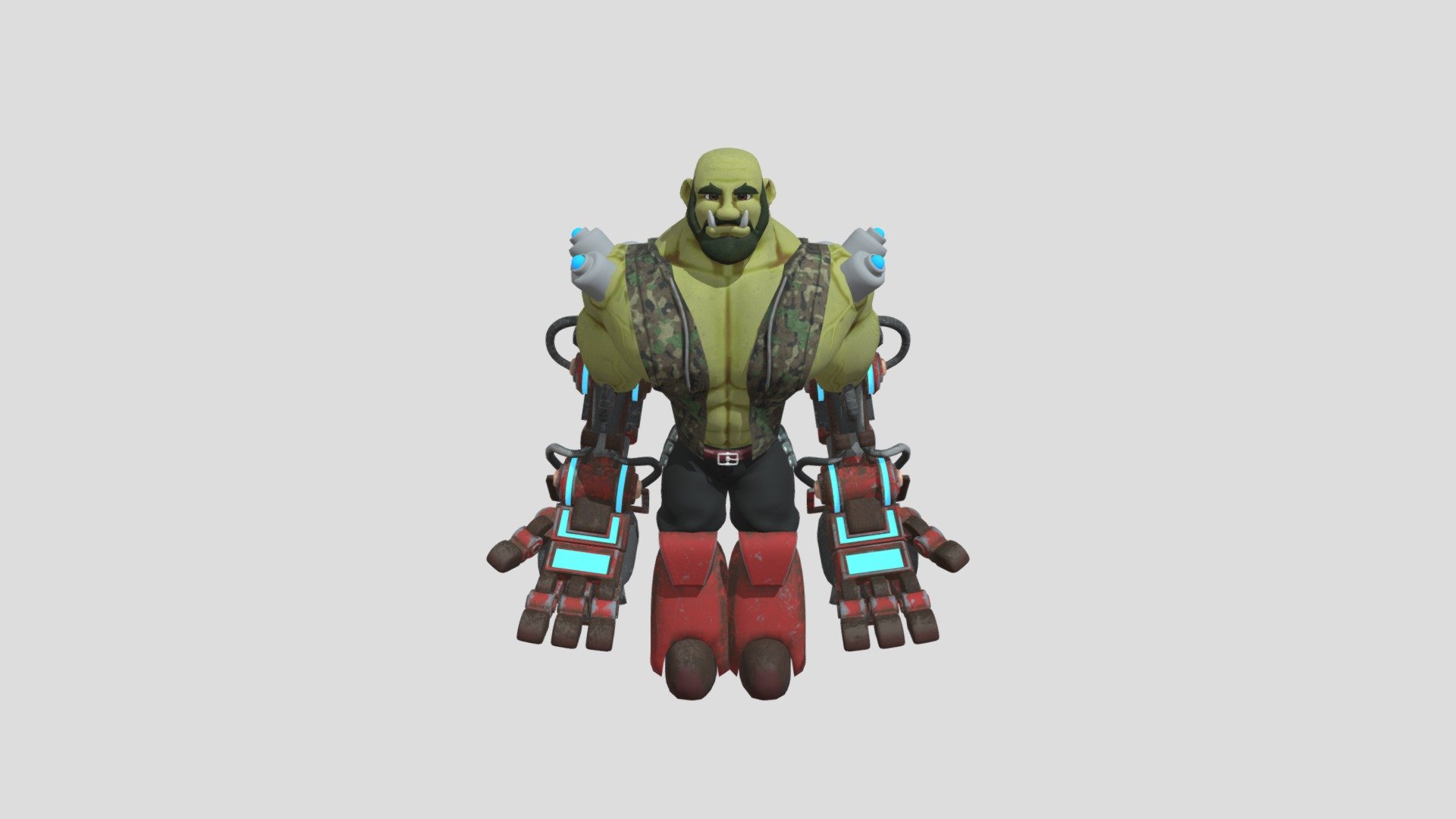 Orc Battler - 3D model by ramen.doodlezz (@alfsart) [a2ac64d] - Sketchfab
