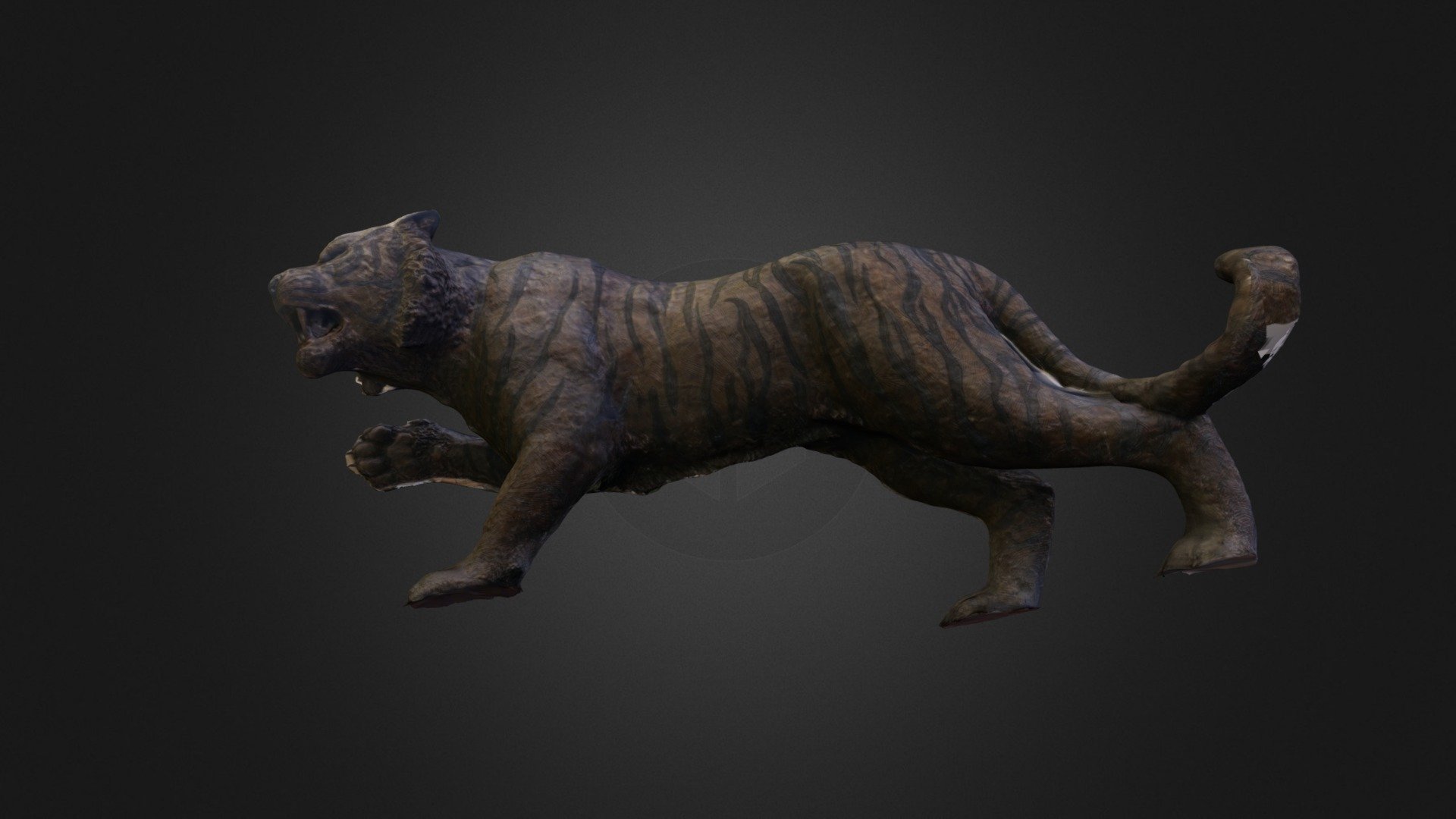 Tiger - 3D model by wj.johan [a2ae7f1] - Sketchfab