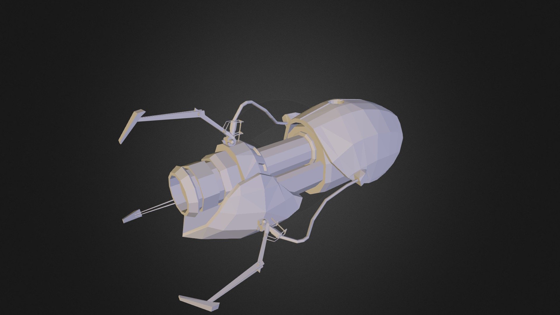 Portal Gun (from Portal 2) - 3D model by EvgeniiRyzhakov [a2af5ac ...