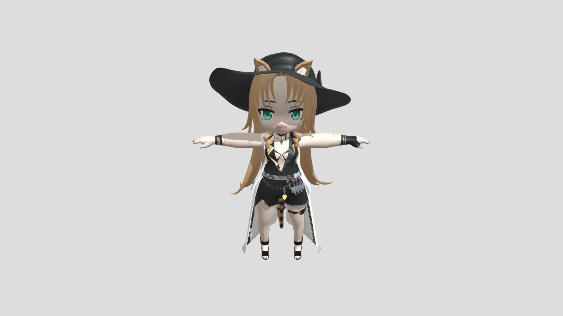 [Arknights] Swire the Elegant Wit Chibi - 3D model by Mouzyy [a2afe55 ...