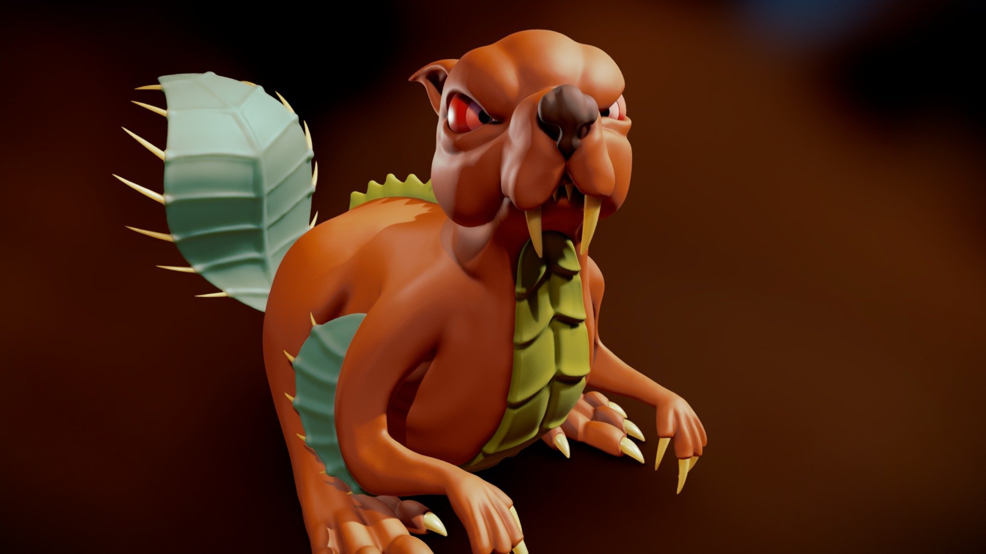 Afanc - SJ day 13 - Download Free 3D model by Lillya [a2b09a5] - Sketchfab