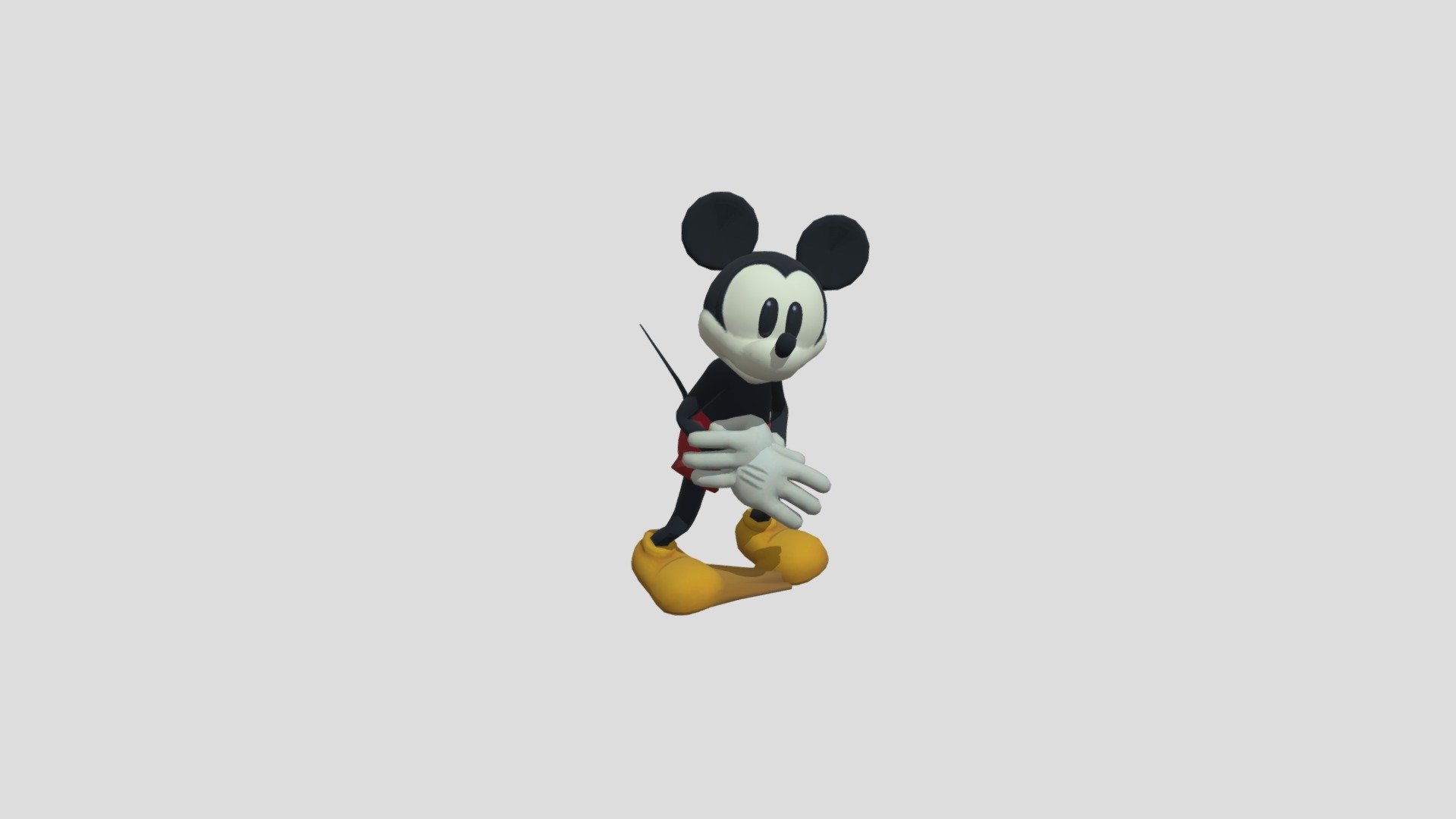 Mickey Mouse Dancing Uprock Download Free 3d Model By Renato Solar 1902
