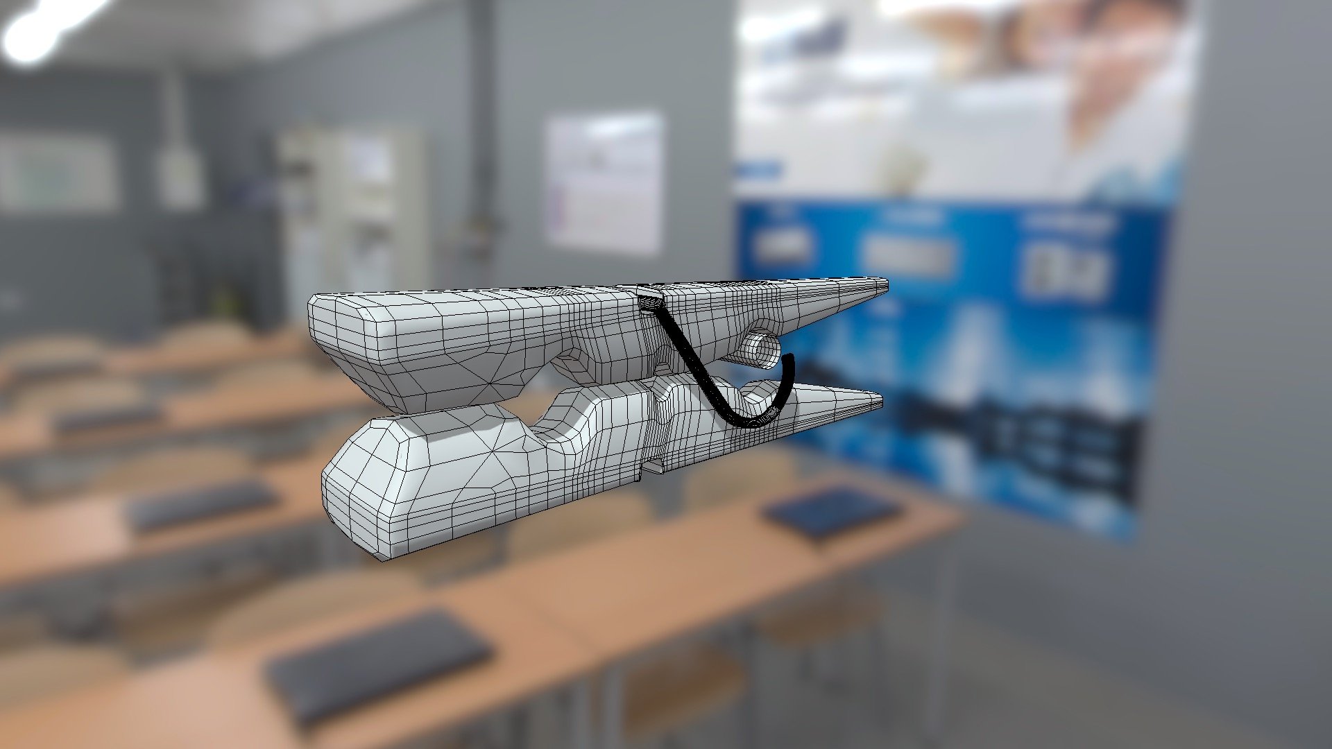 Clothes pin - 3D model by Bailey (@bkw3w) [a2b4421] - Sketchfab