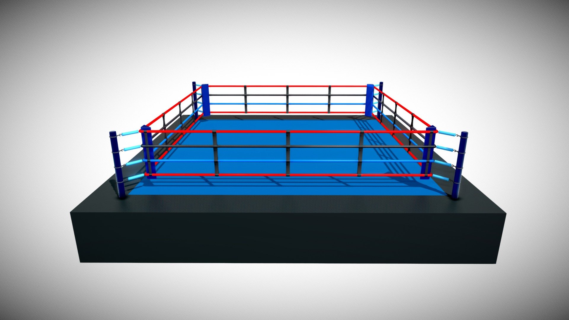 Professional Boxing Ring - Download Free 3D model by A1905 (@al1905 ...