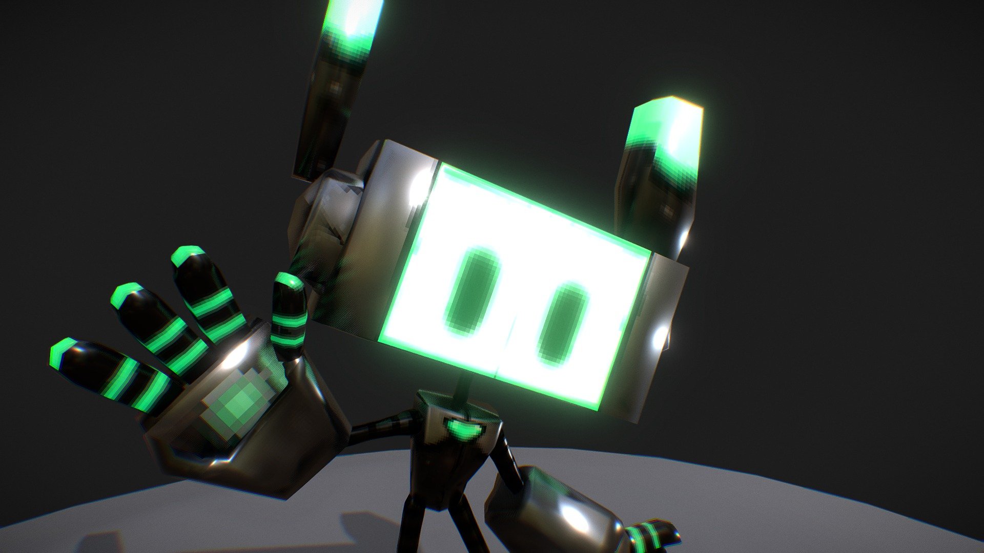 Tempo the Robot - 3D model by Isaack - Tacko The 3D Guy (@isaackgamma ...