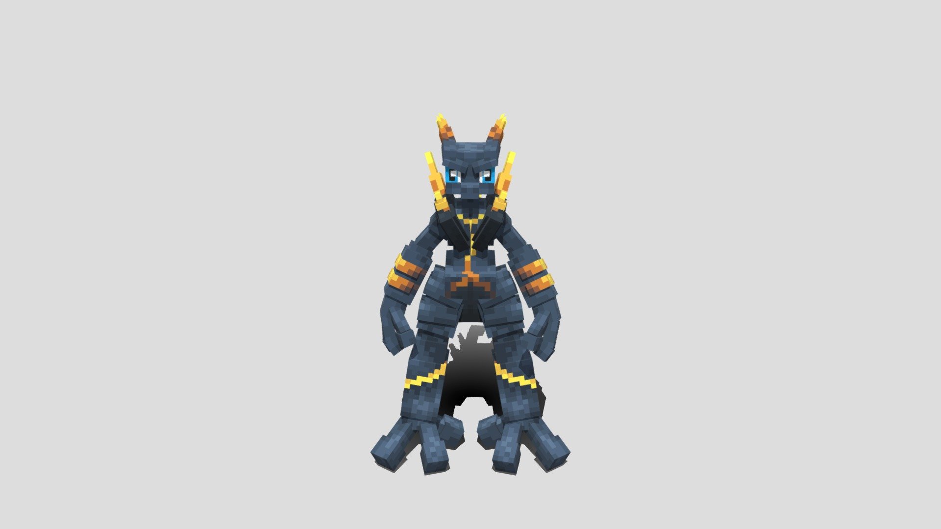 Mega shadow mewtwo - 3D model by topcapzsocial [a2b6b3b] - Sketchfab