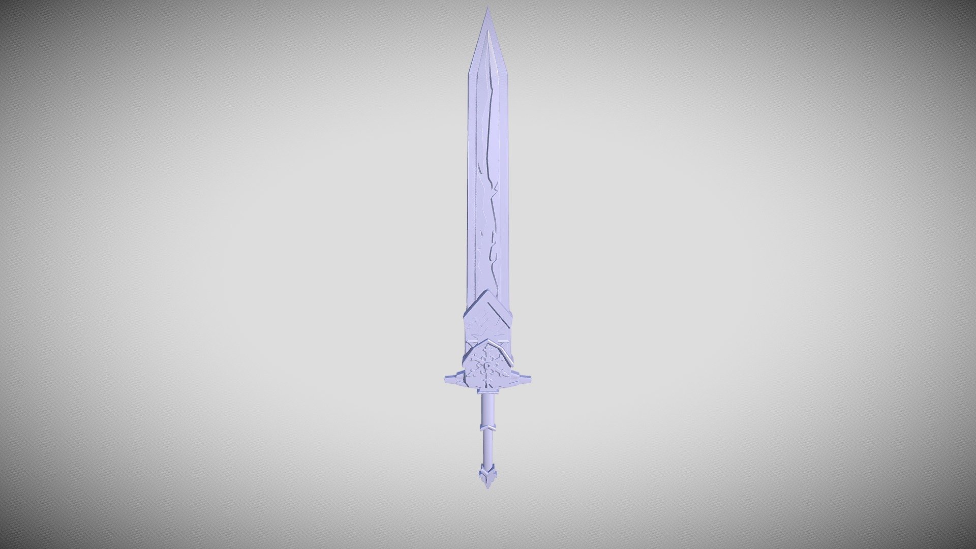 Winter Sword - 3D model by Mariano (@MarianoT) [a2b6cca] - Sketchfab