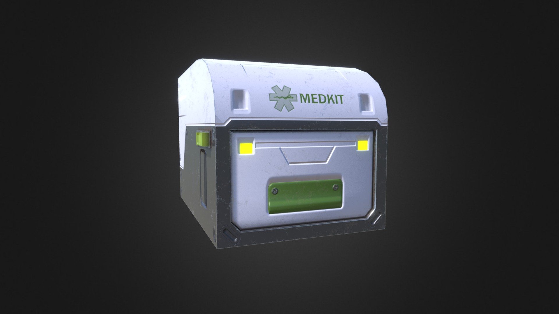 Sc-fi first aid kit - 3D model by tolermartin [a2b7812] - Sketchfab