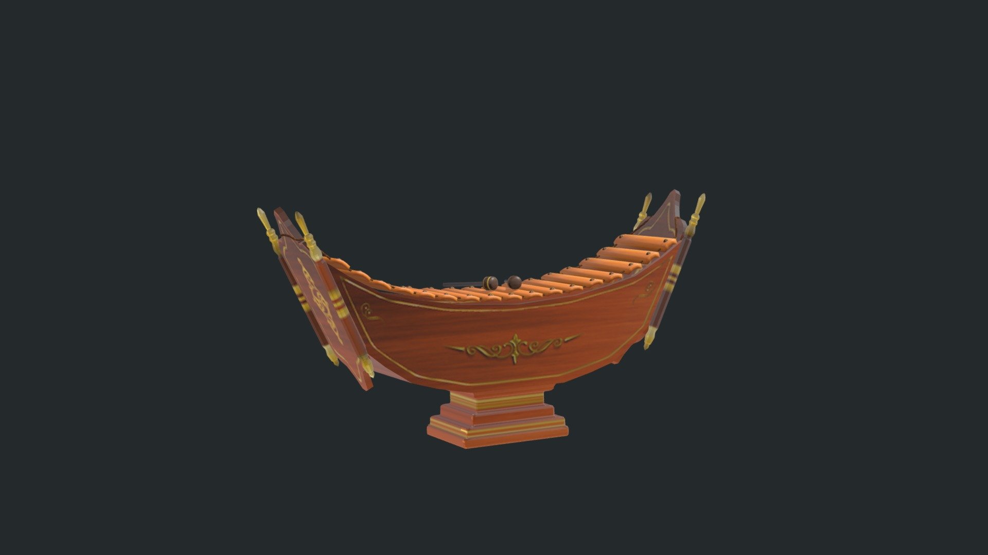 Xylophone - Download Free 3D model by lwinhein5 [a2b866e] - Sketchfab