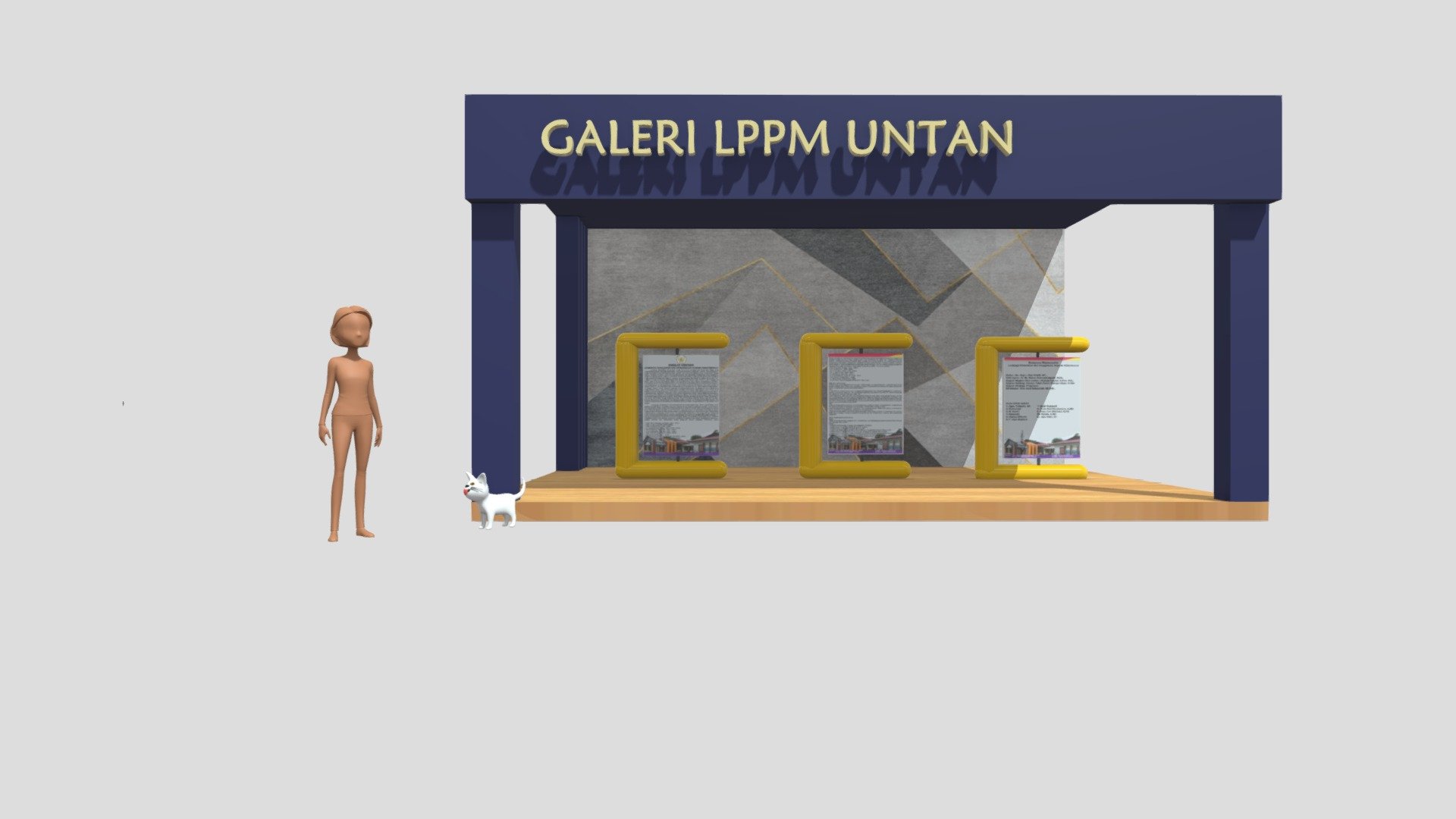 LPPM Galeri - Download Free 3D model by ayuarini130993 [a2b9546 ...