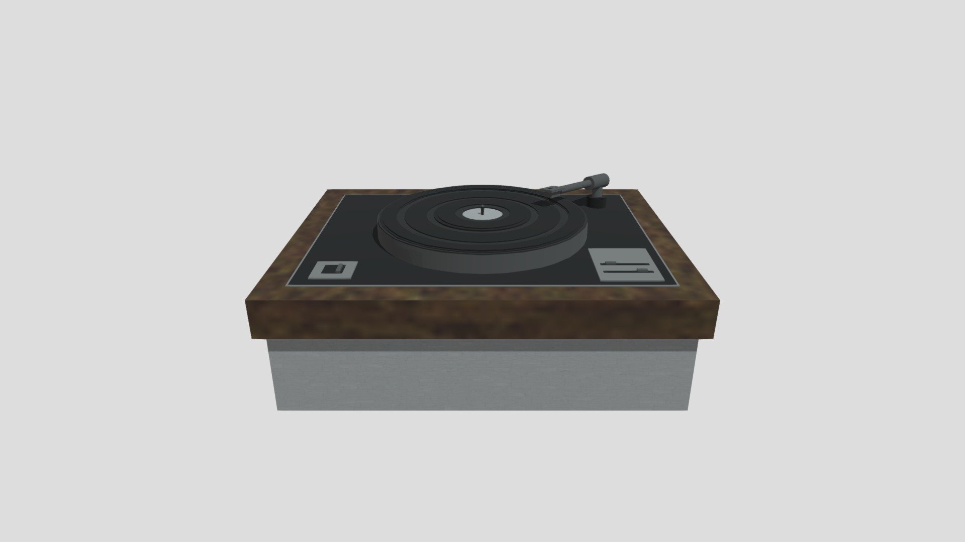 3D Vinyl player - Download Free 3D model by Antokkk [a2ba717] - Sketchfab