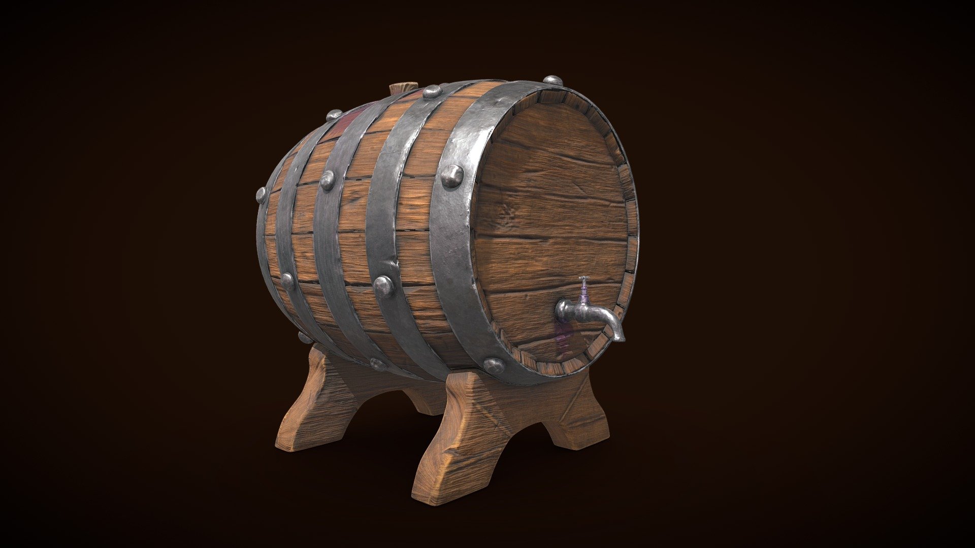 Medieval Wine Barrel - Buy Royalty Free 3D model by Stefano Vietina ...