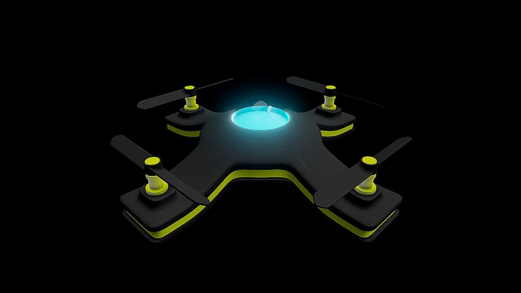 Mini-Drone - Download Free 3D model by lantra [a2bc8c5] - Sketchfab
