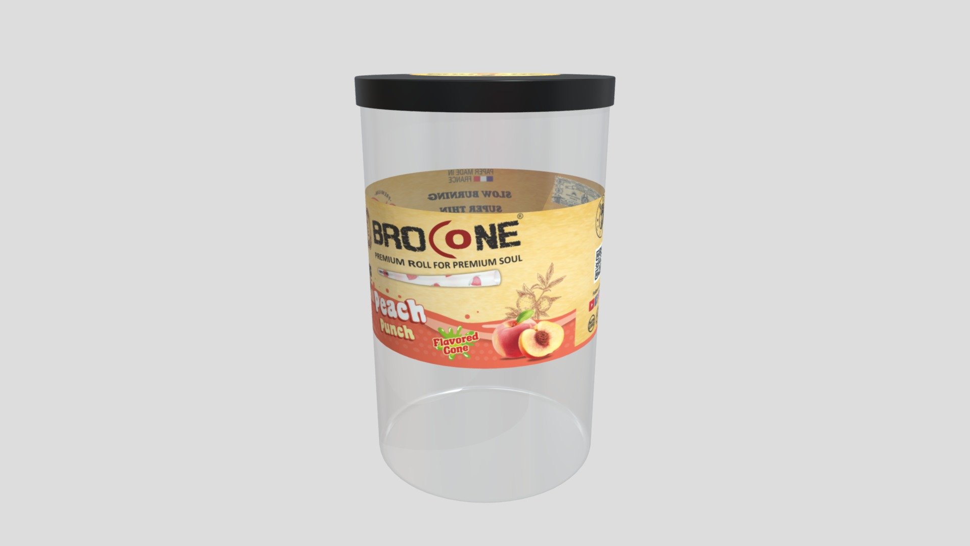 Peach Flavored Cones 98mm (9-K) - 3D model by brocone ...