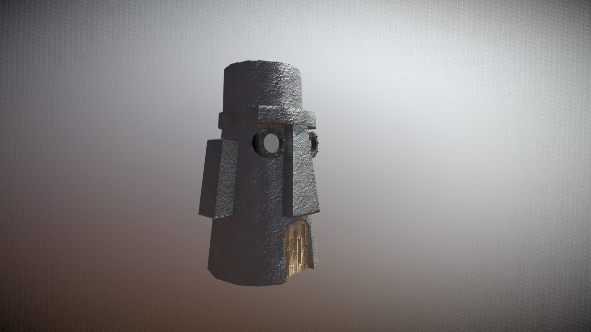 Spongebob, Squidwards house - Download Free 3D model by Cave [a2bd87c ...