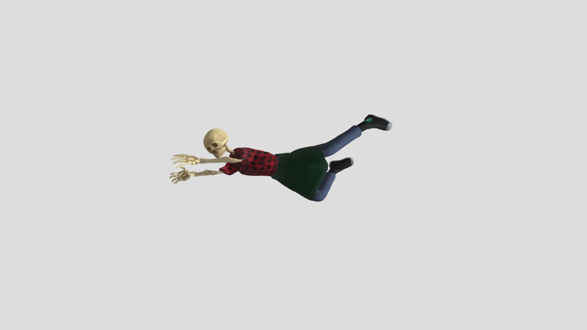 Skeleton Fall - 3D model by N_och [a2bd9dc] - Sketchfab