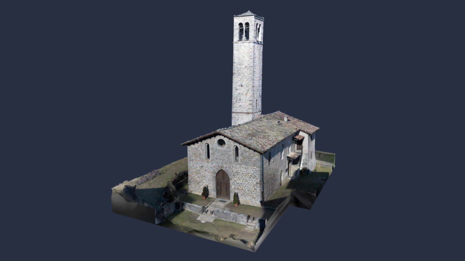 Chiesa - Cornello dei Tasso (BG) - 3D model by Federico Risi (@Skycrab ...