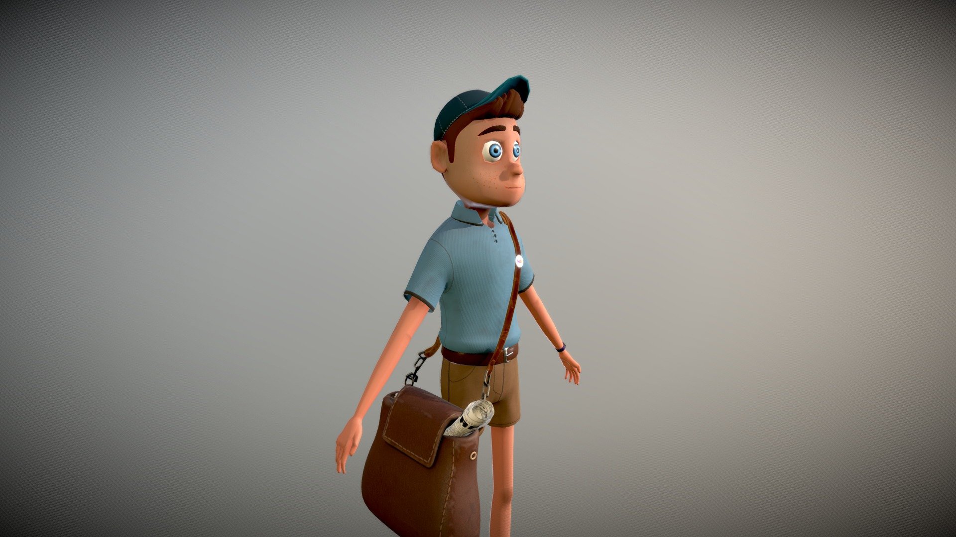 Delivery Boy Stylized character - 3D model by raghulsharma01 [a2be9f0 ...