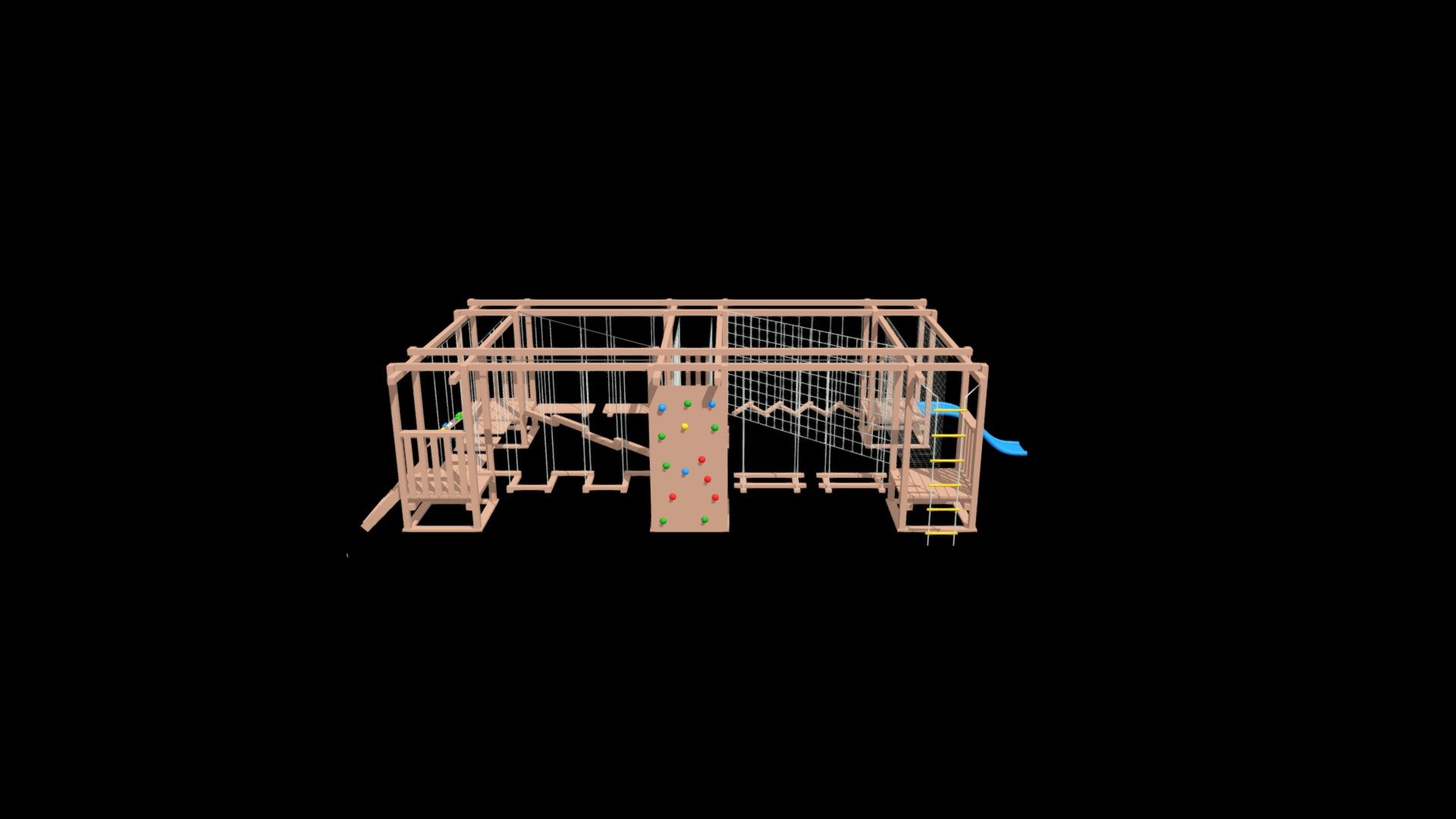 Medium rope park - 3D model by rope.park.ru [a2c1ec5] - Sketchfab