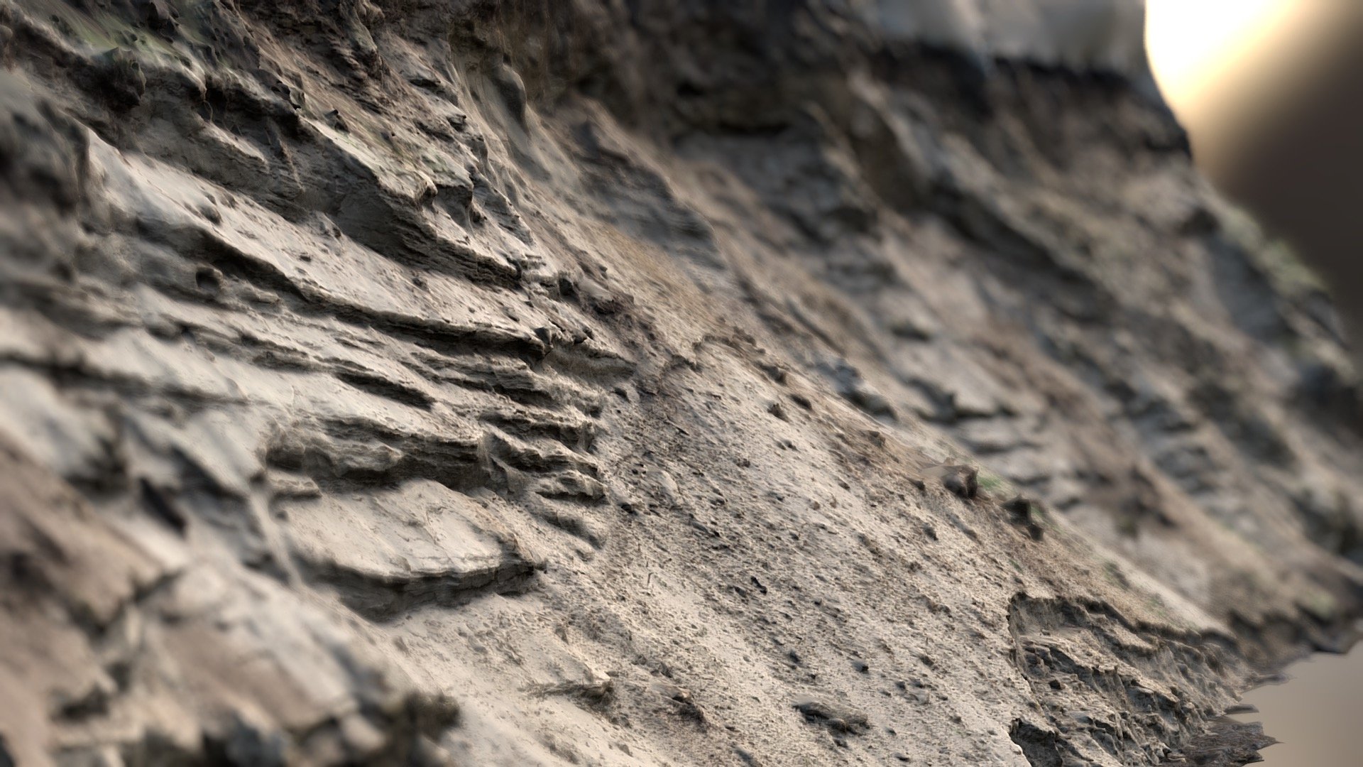Sandy coast cliff line on Rügen / Reality Scan - Download Free 3D model ...