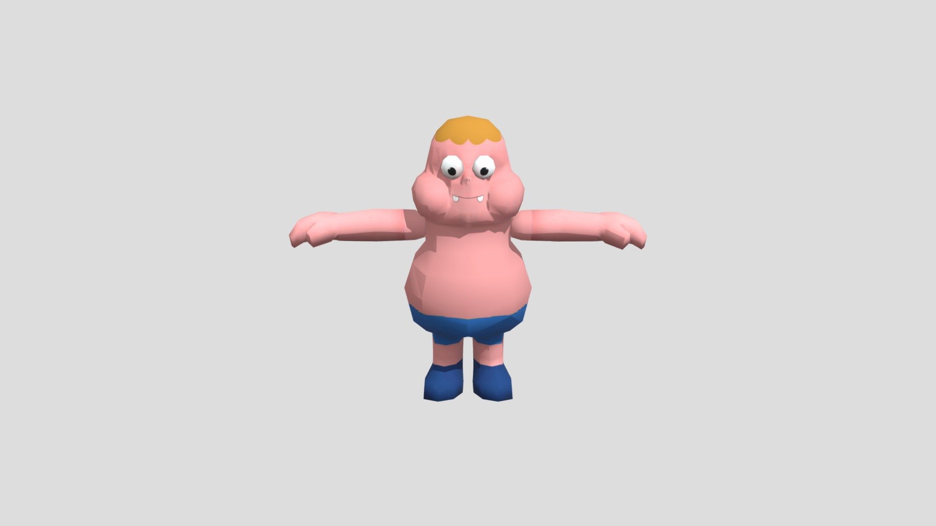 Clarence With No Shirt Fixed - Download Free 3D model by CEC_Disney (@sherylsandberg14) [a2c3710 ...
