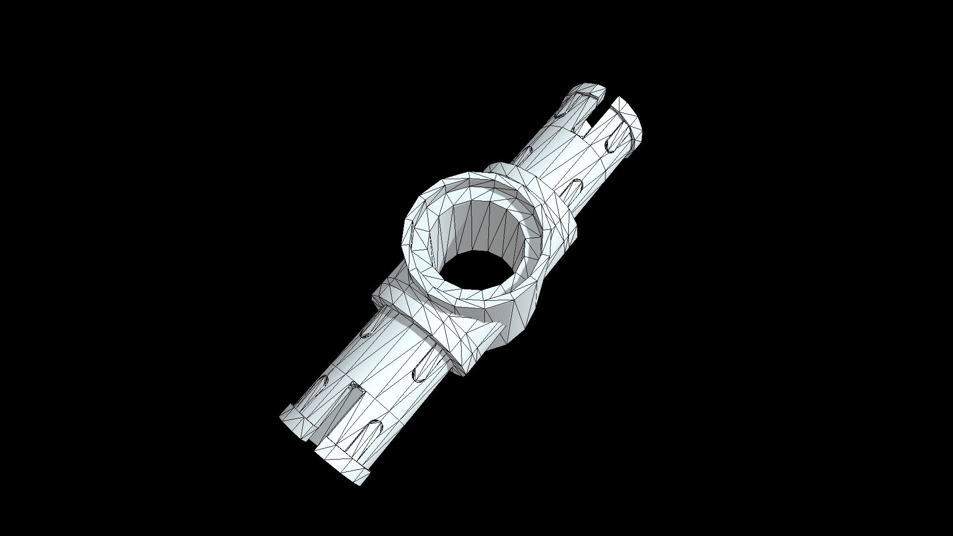 Pin with Friction Ridges and Pin Hole - 3D model by 2XstreamRobotics ...