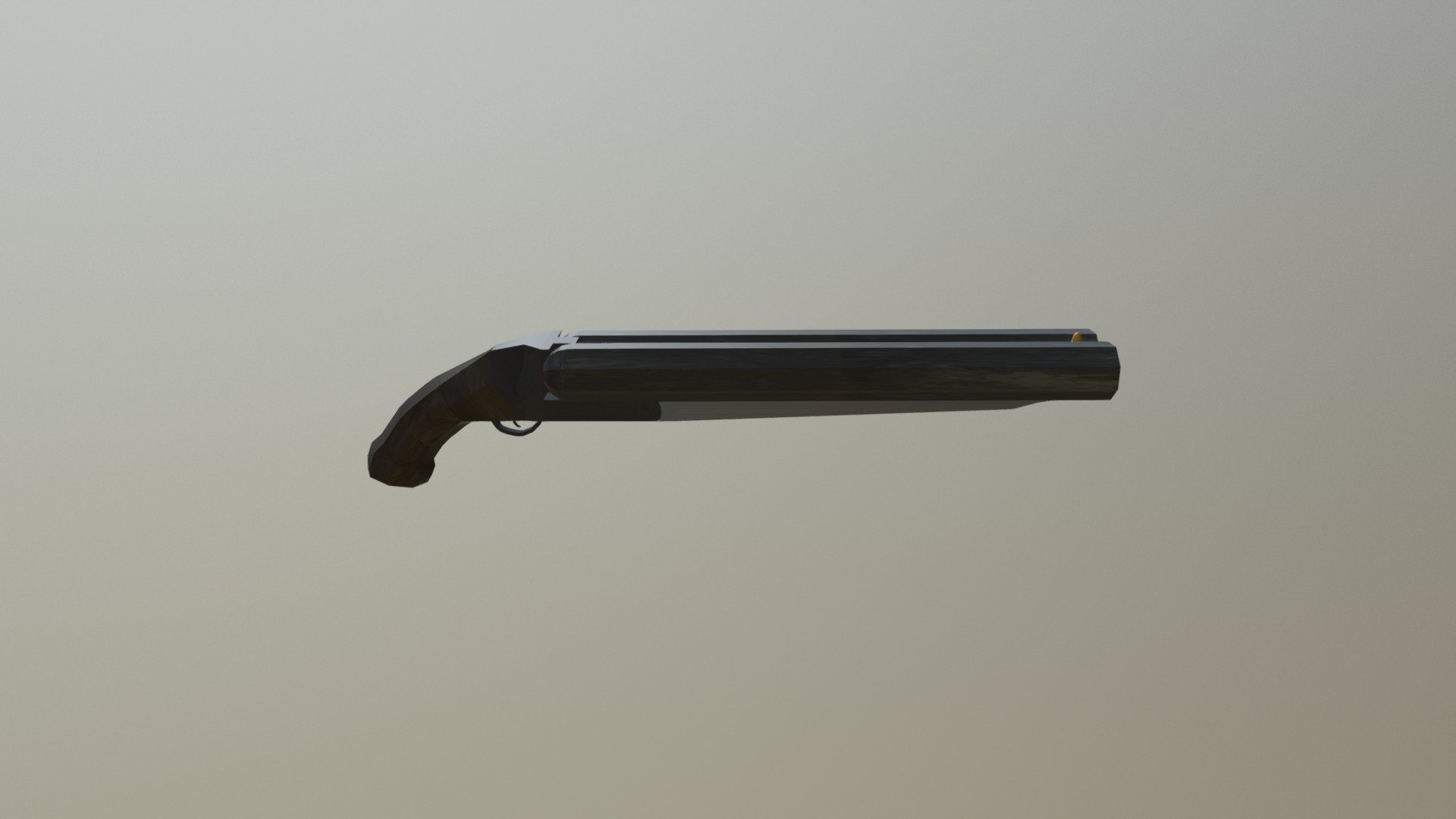 low poly Sawed Off Shotgun - 3D model by duryead [a2cb9ca] - Sketchfab