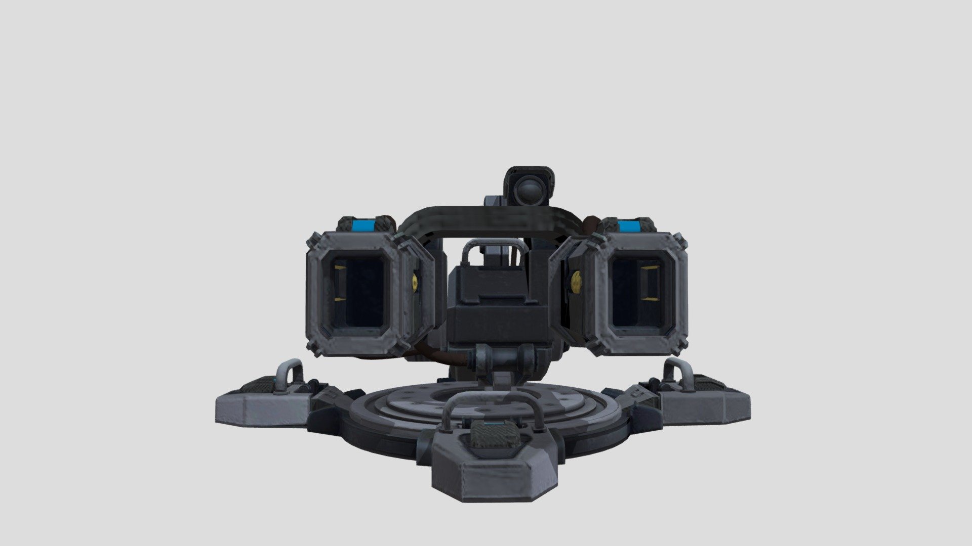 Heavy Metal Turret Base - Download Free 3D model by OrangeSauceu ...