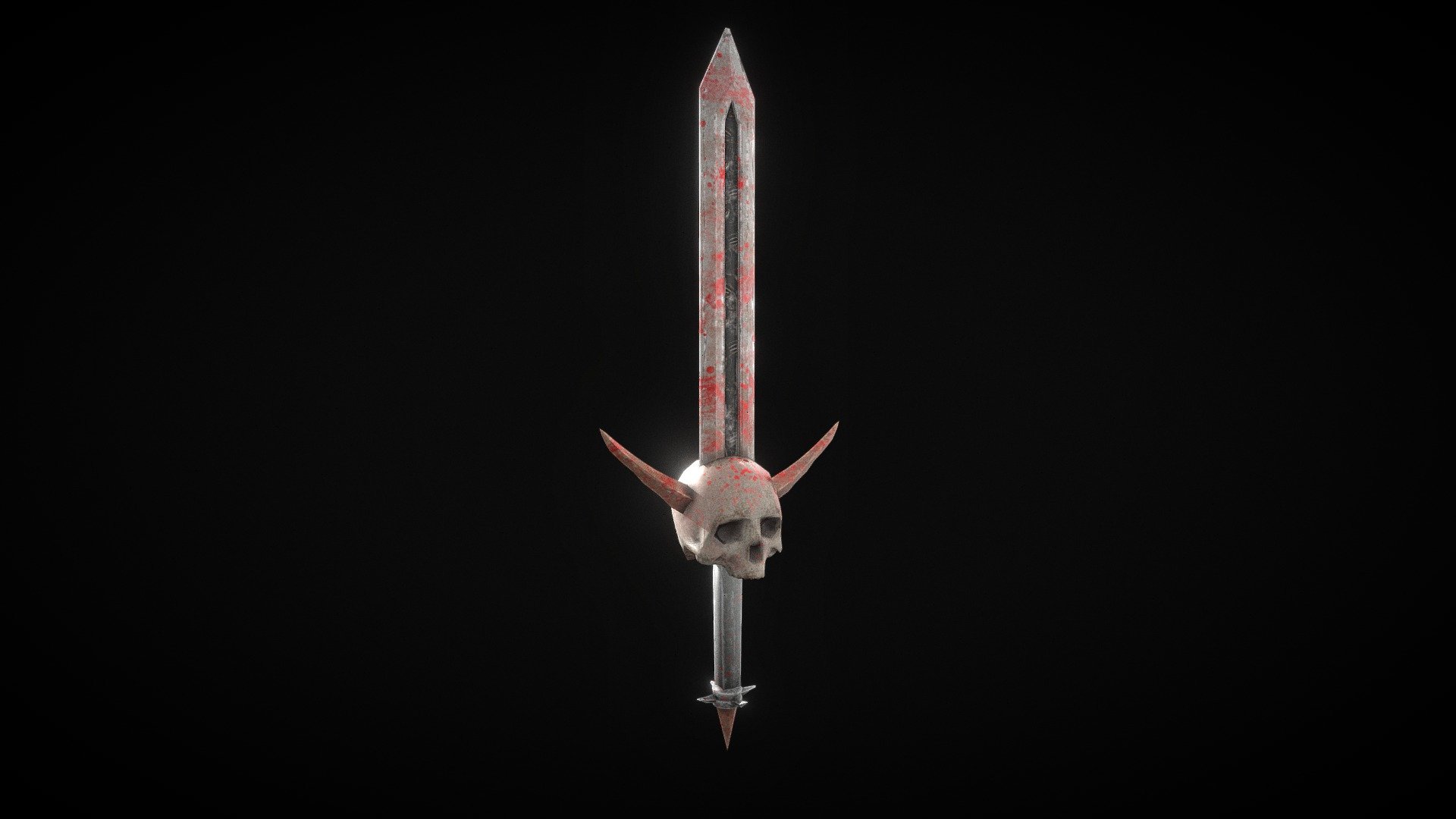 Skeleton Sword - Free low-poly - Download Free 3D model by mustafa45 ...