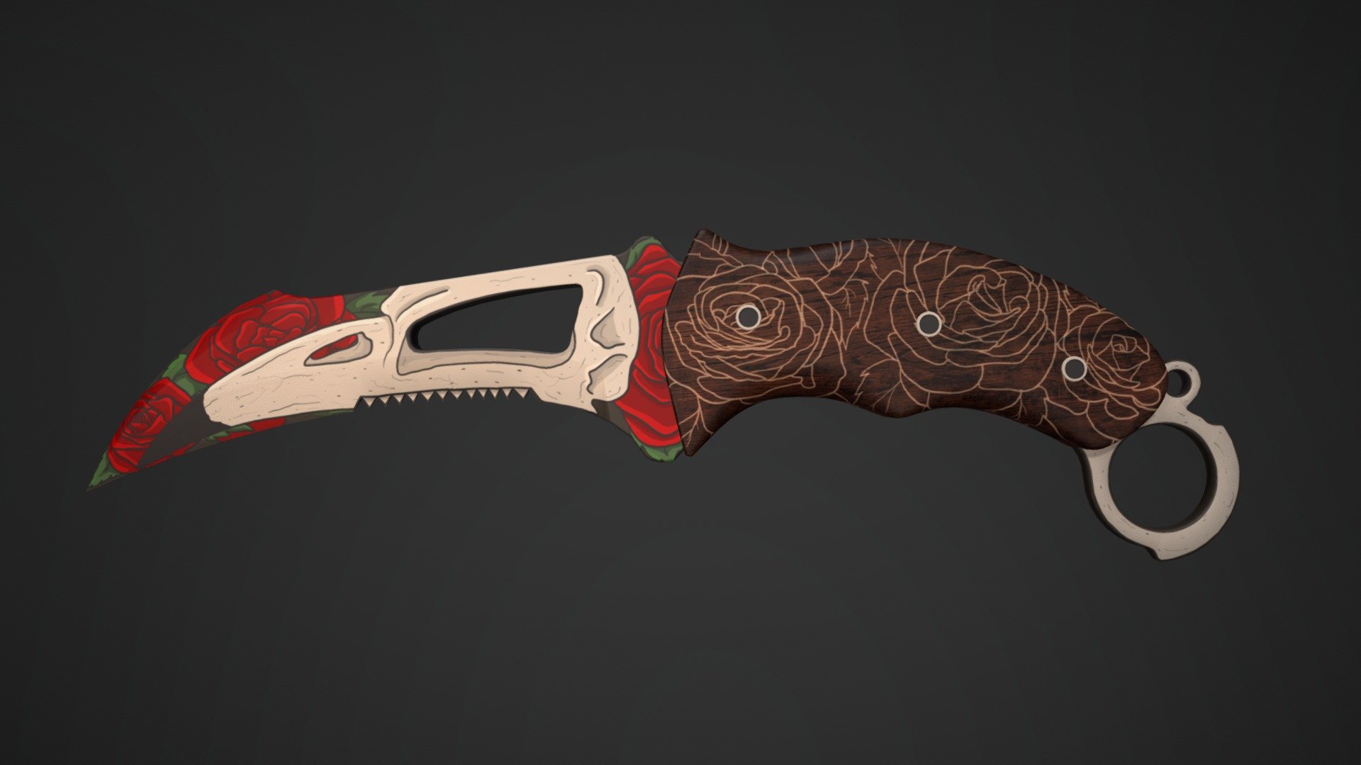 Reaper Knife | Crow - 3D model by professormoriarty [a2cfce0] - Sketchfab