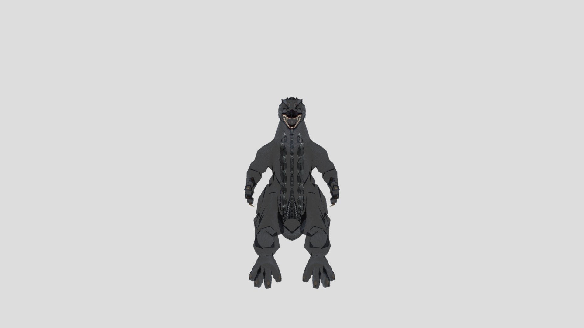 FW Godzilla Model - Download Free 3D model by mfdavid.icw [a2d1c46 ...