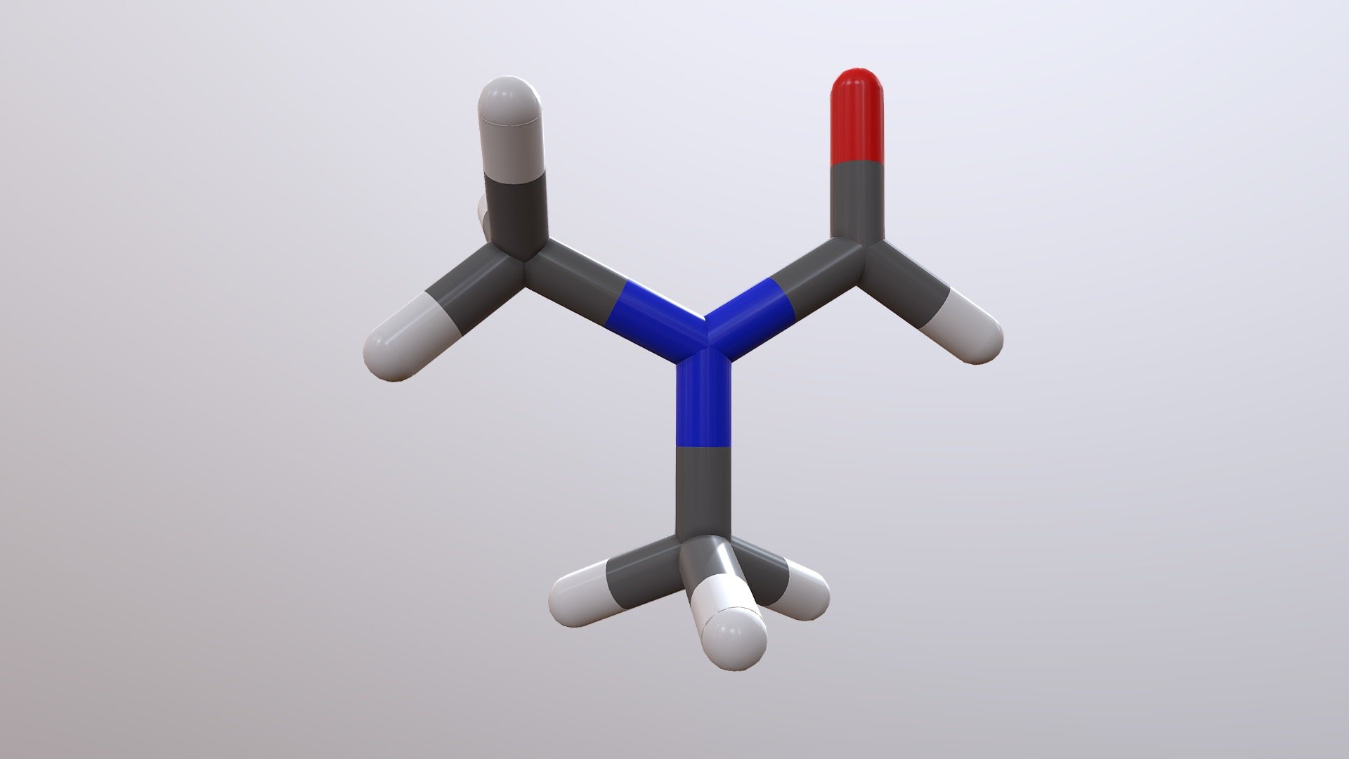 N,N-Dimethylformamide - Download Free 3D model by MedChemProf [a2d3433 ...