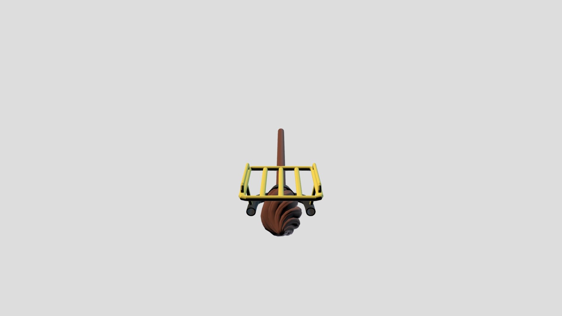 3D Broom Model - 3D model by galleonidas [a2d3a38] - Sketchfab