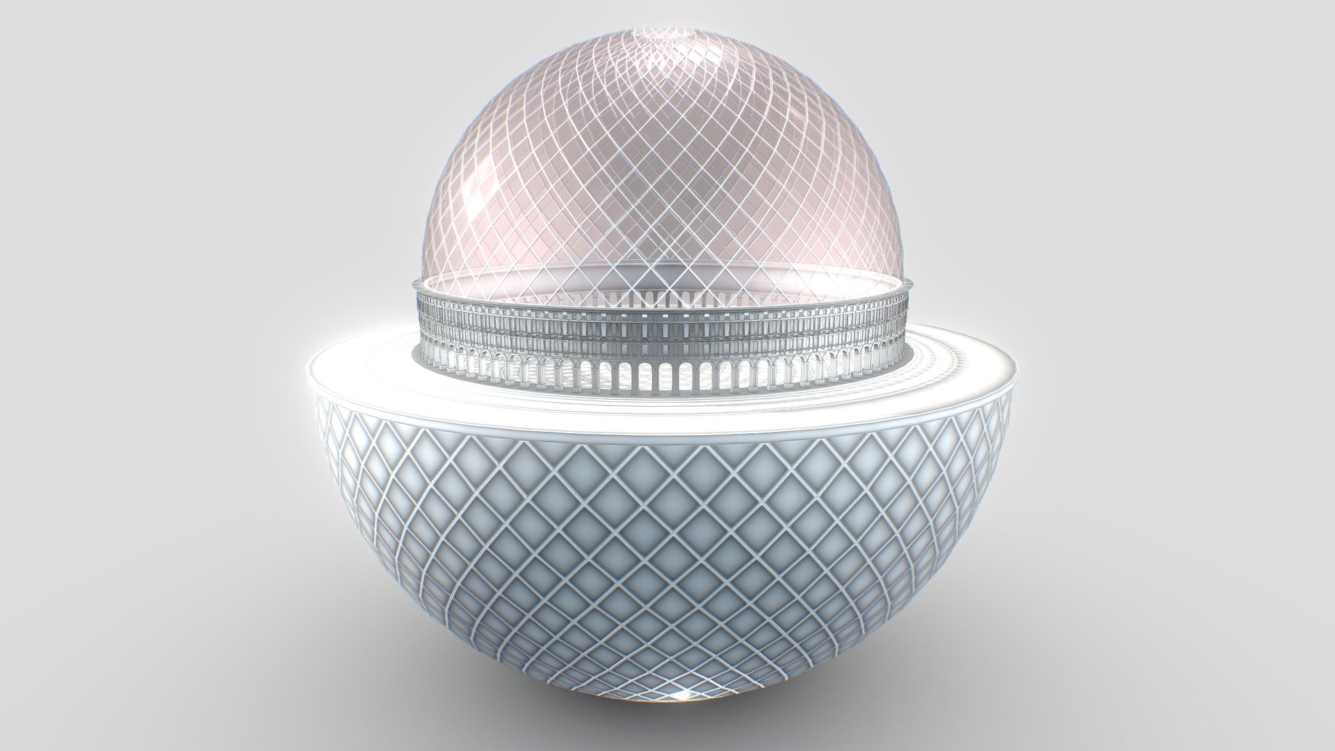 THE DOME XR MUSEUM / season 07 - 3D model by 𝔼ℕ𝔼𝔸 𝕃𝔼 𝔽𝕆ℕ𝕊 (@enealefons ...