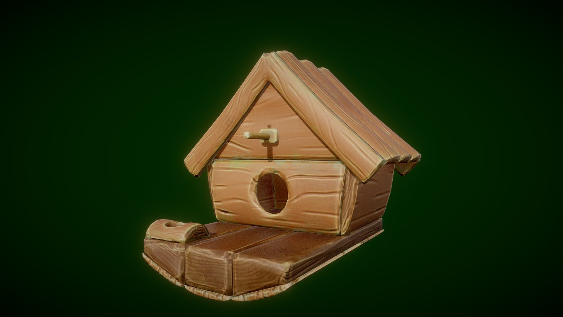 Stylized Bird House - 3D model by Estervk [a2d896b] - Sketchfab