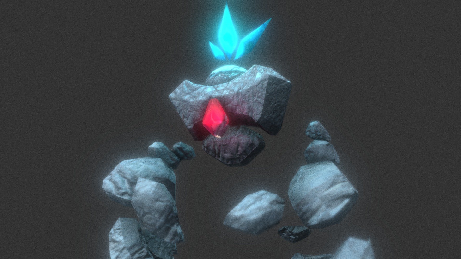 Rock Monster - 3D model by CHA (@cgim) [a2d9ac7] - Sketchfab