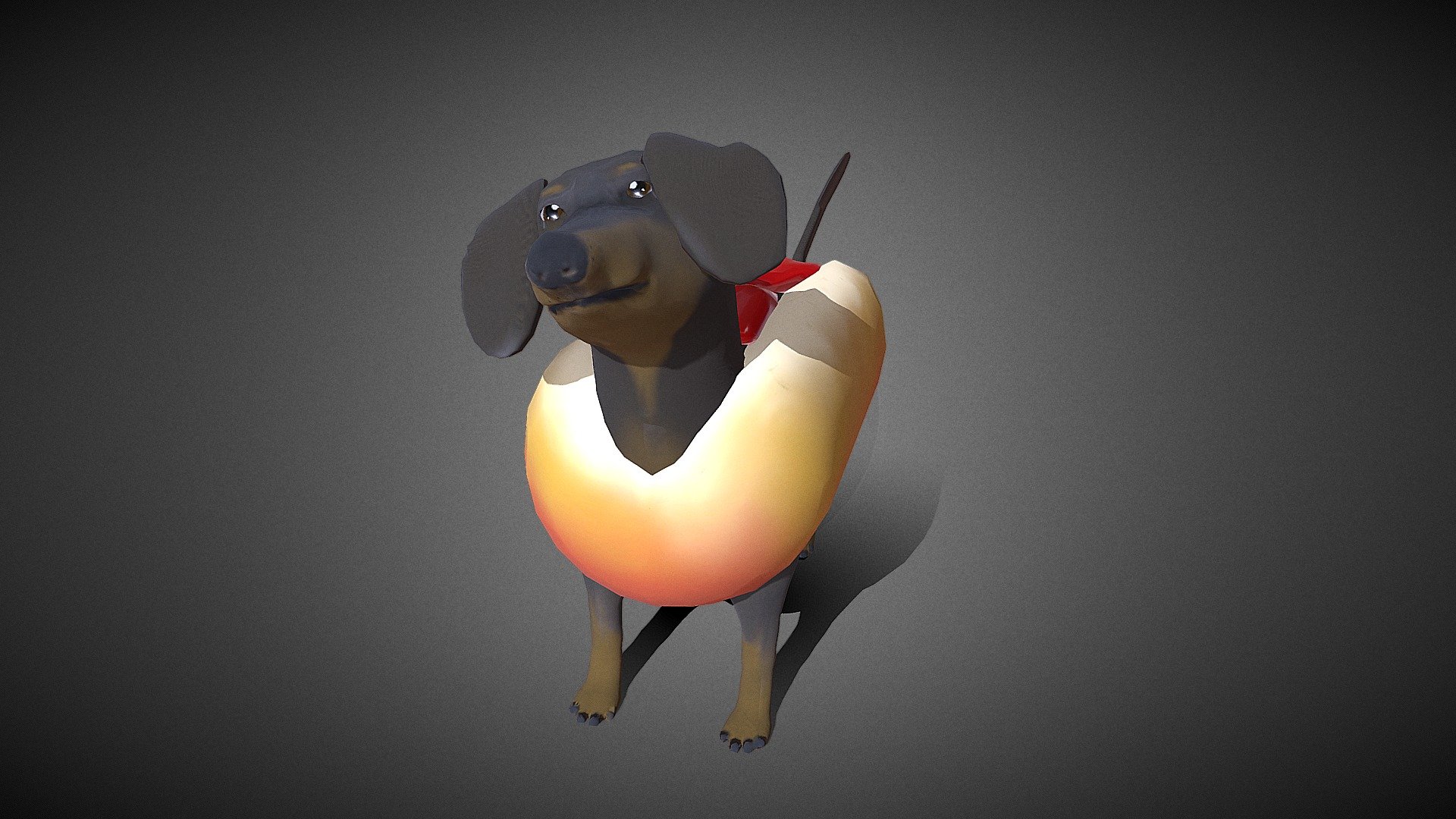 Perrito Caliente 🌭 - 3D model by Rubén Rubio(Azur) (@Azur3) [a2da324 ...
