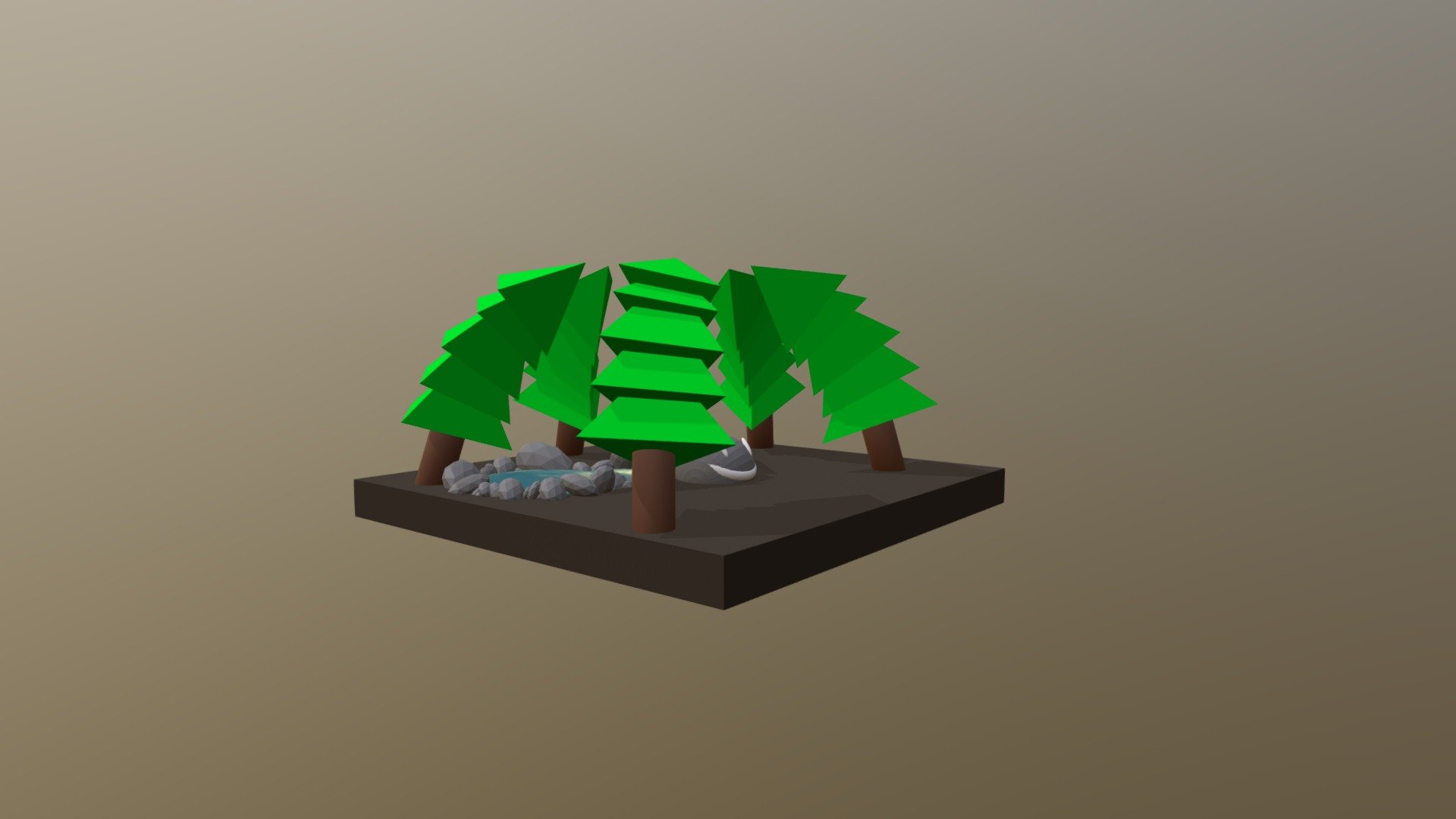 Happy Boulder - 3D model by slemmon [a2dbab6] - Sketchfab