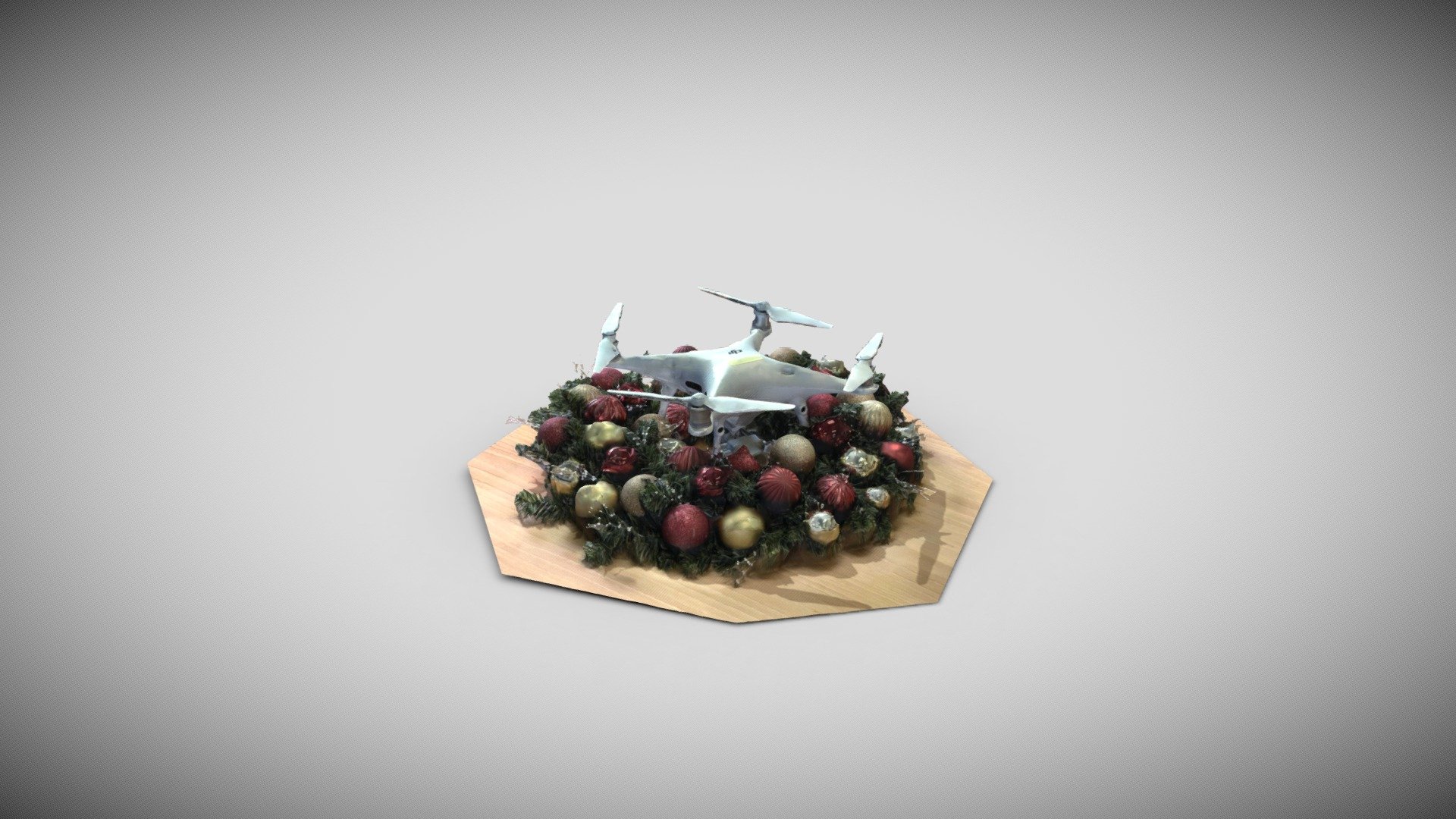 Wreath - 3D model by jhickey [a2dbd3c] - Sketchfab