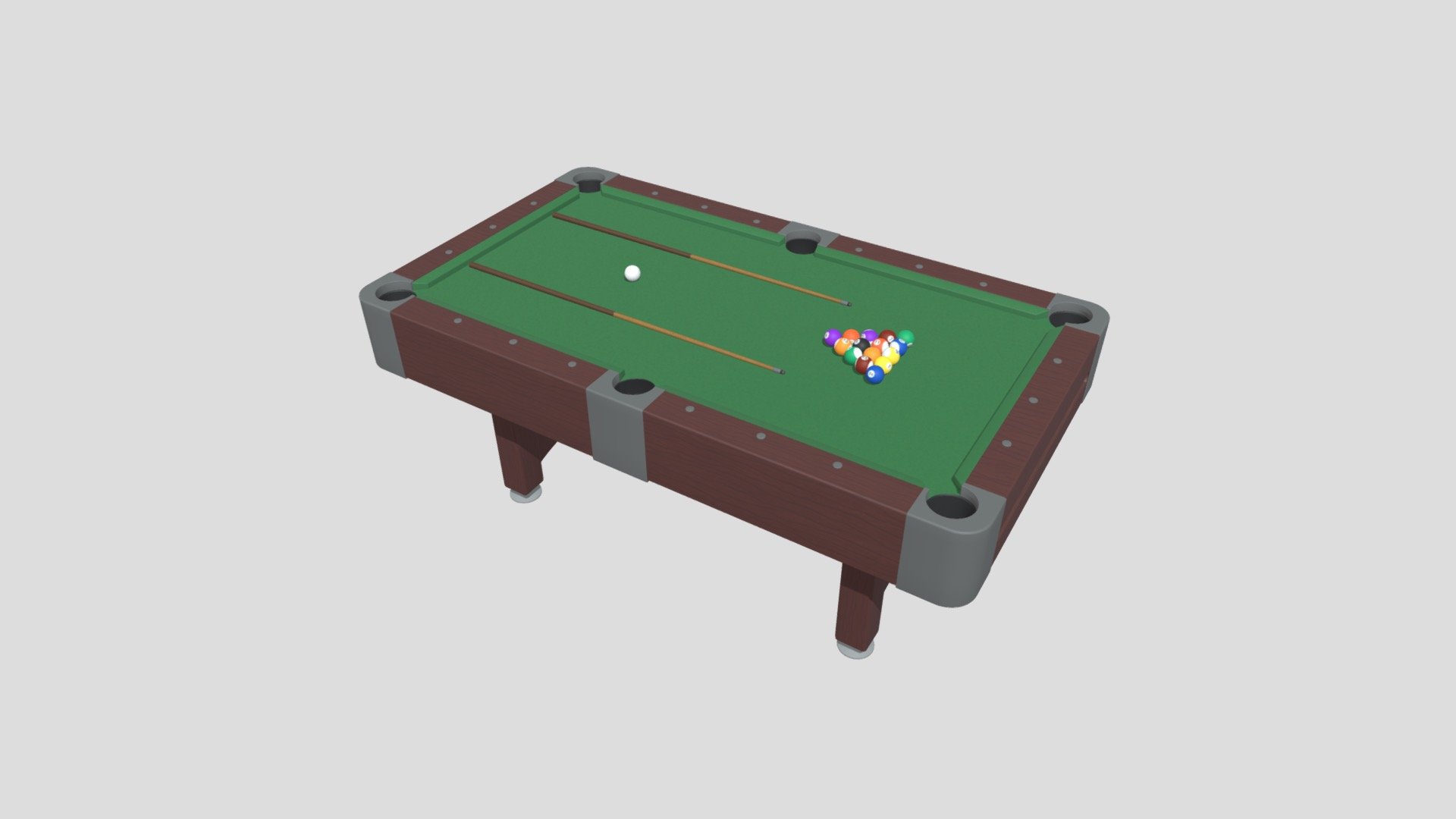 Billiard - Buy Royalty Free 3D model by Ed+ (@EDplus) [a2ddecc ...