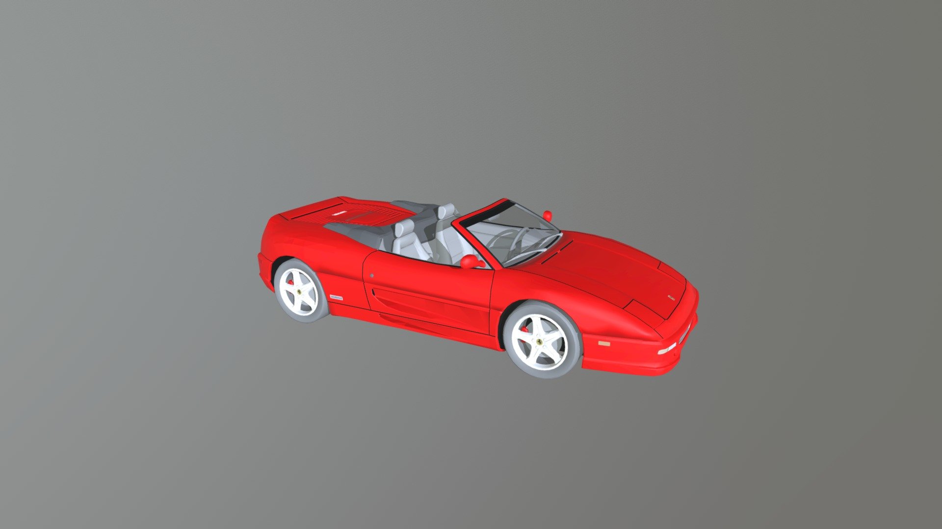 Ferrari F-355 Spider - 3D model by Vahe Simonyan (@vardges) [a2de24c ...