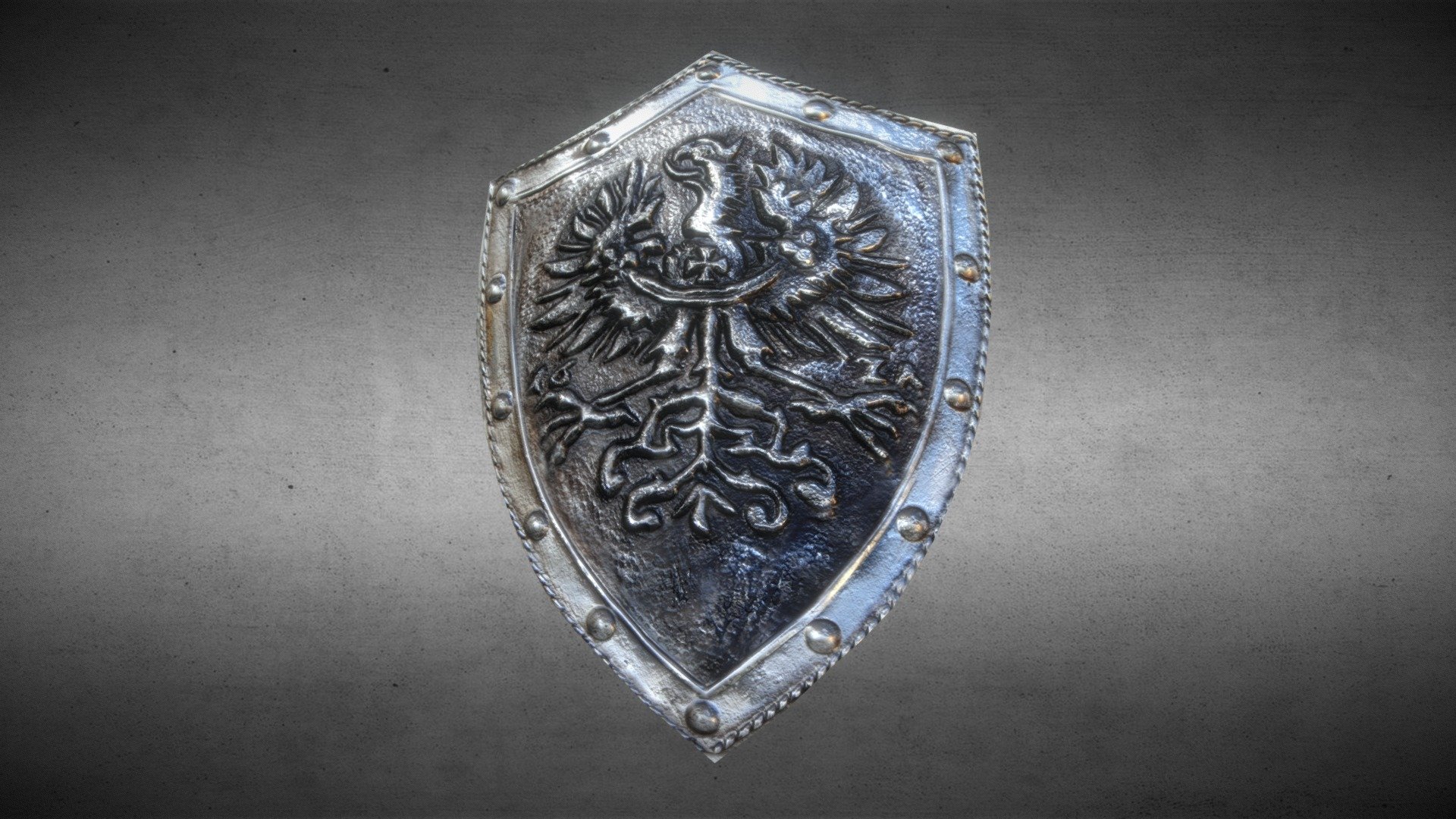 Polish Mediaeval Shield - Download Free 3D model by Marcin.Kwiatkowski ...