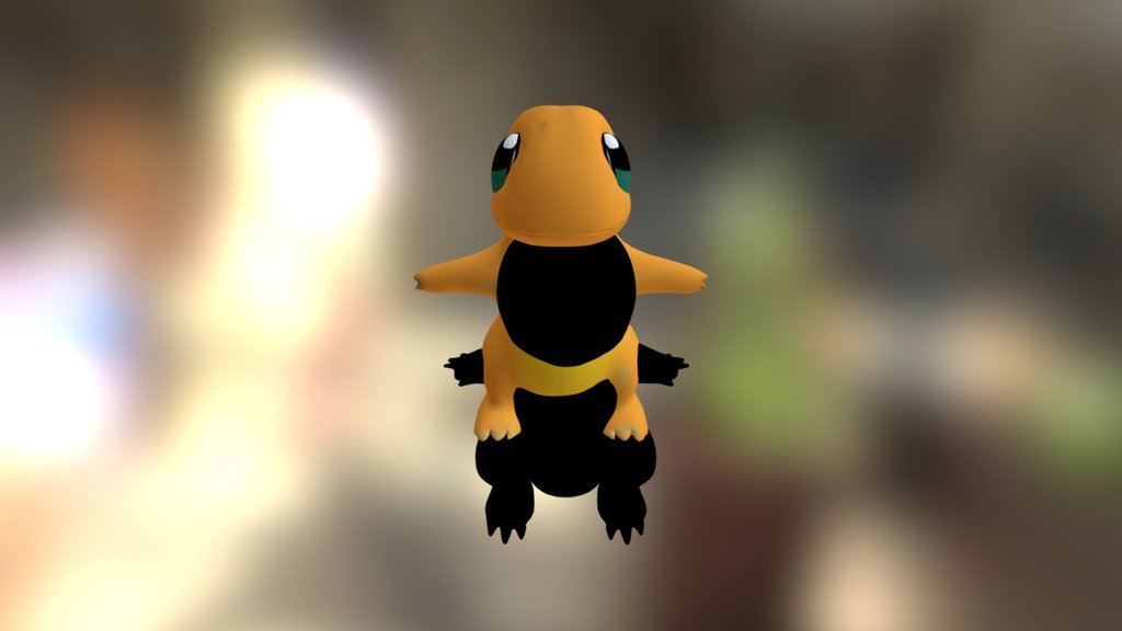 Charmander 04 blender - 3D model by carlal [a2dff54] - Sketchfab