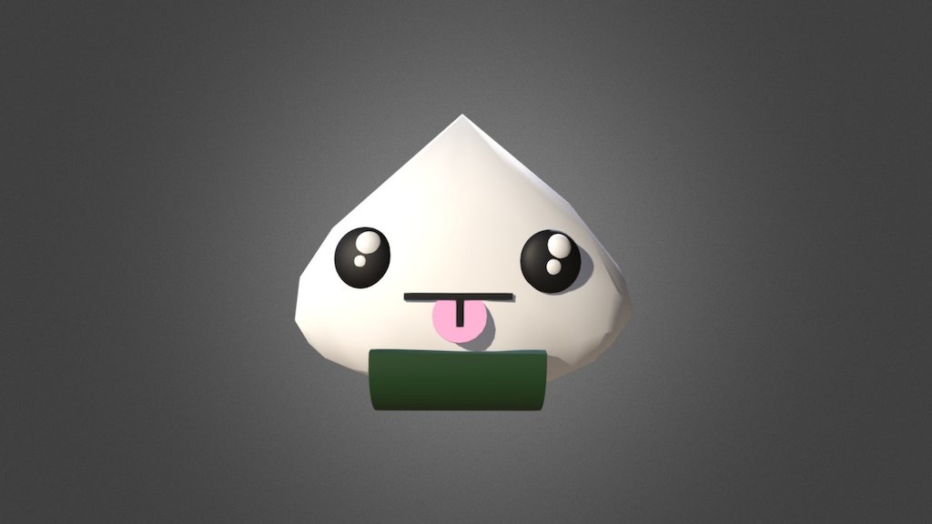 Onigiri - 3D model by Aleizqher [a2e2e44] - Sketchfab