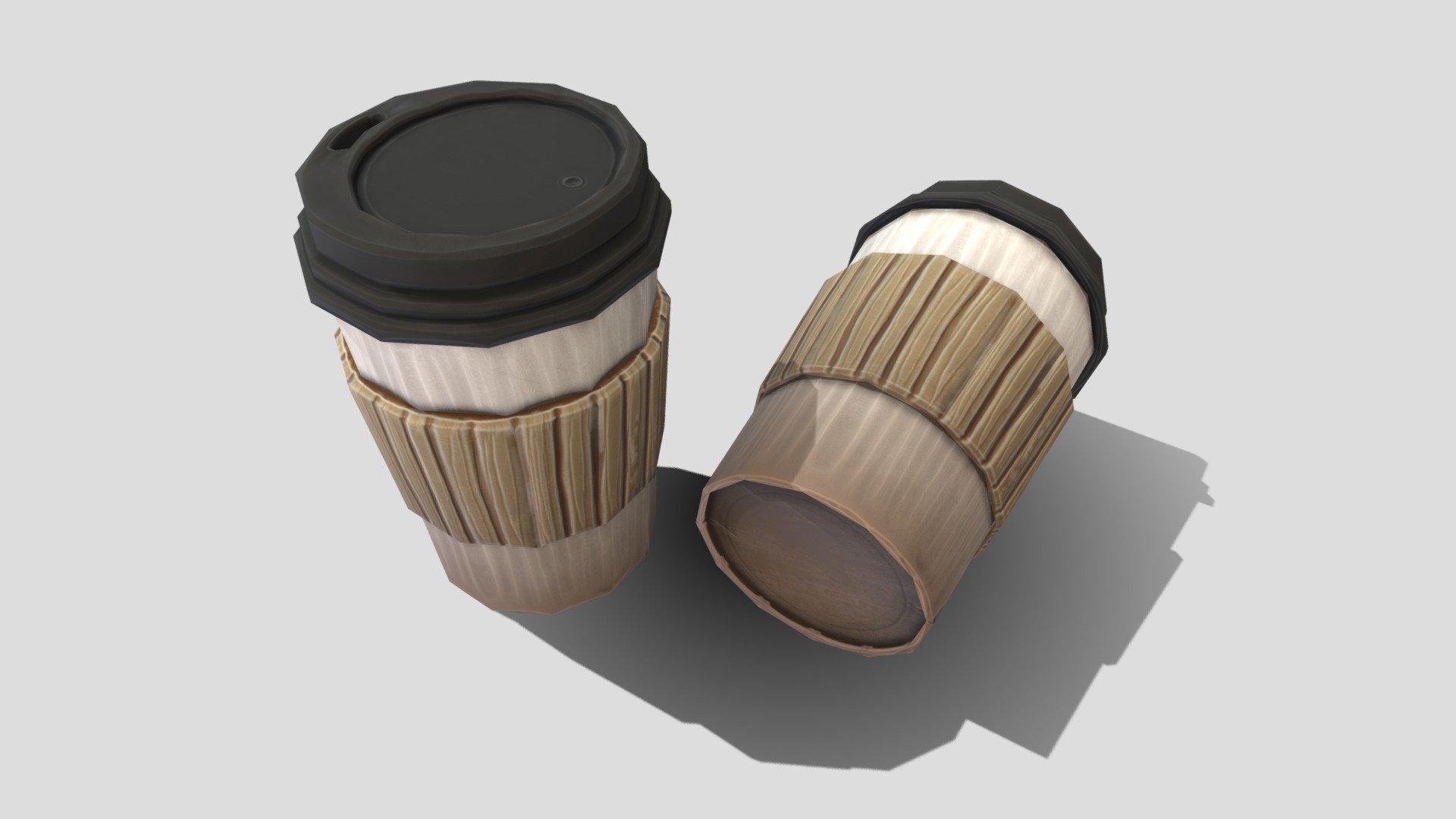 Coffee To Go - Buy Royalty Free 3D model by enyagerber [a2e3b9b] - Sketchfab Store