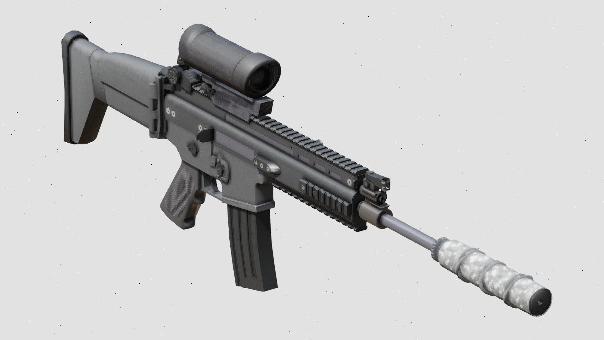 FN SCAR - Download Free 3D model by SpatialNeglect (@jeandiz) [a2e3e28 ...